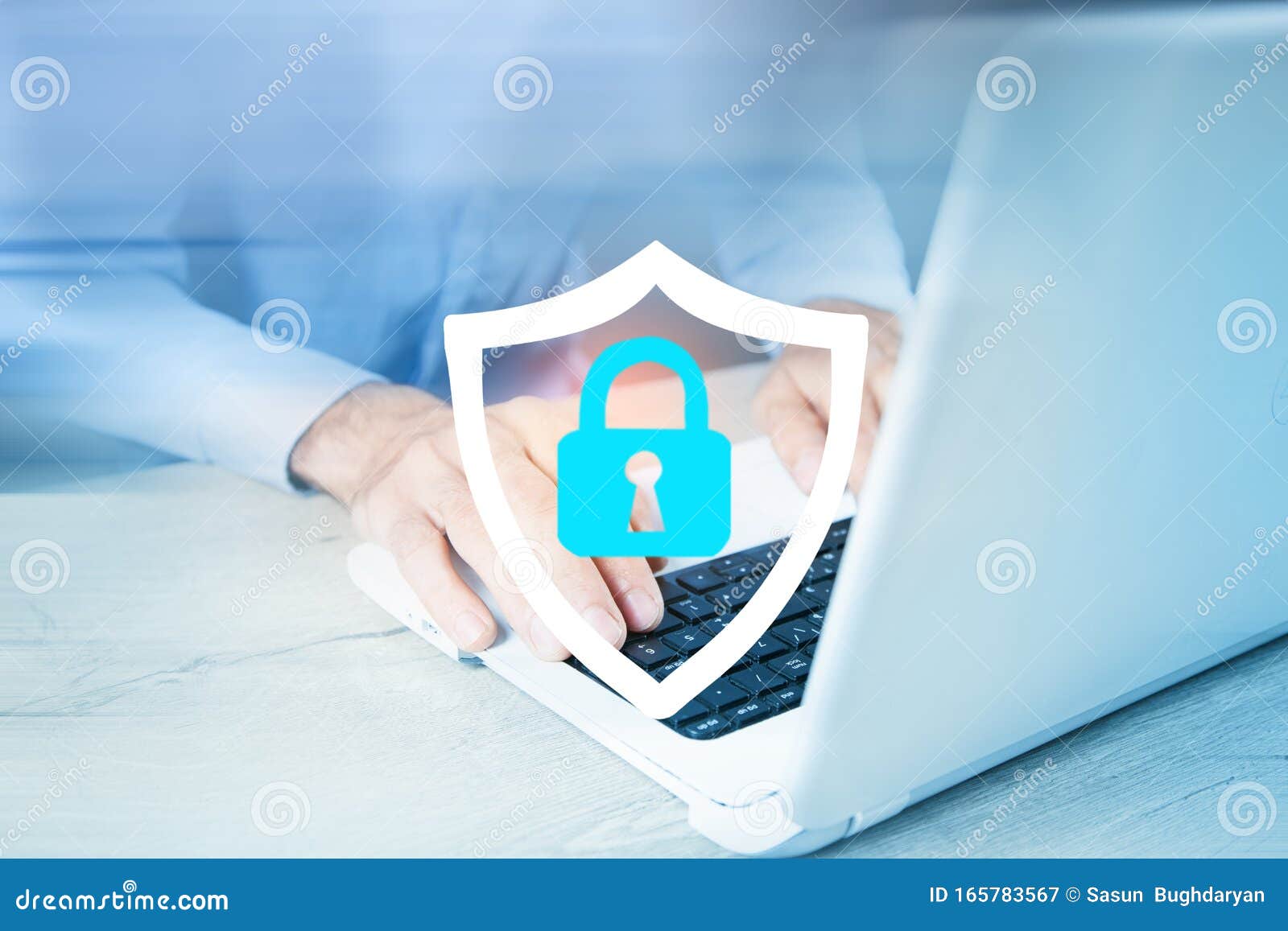 Global Network Security. Unlock Protection Stock Image - Image of ...