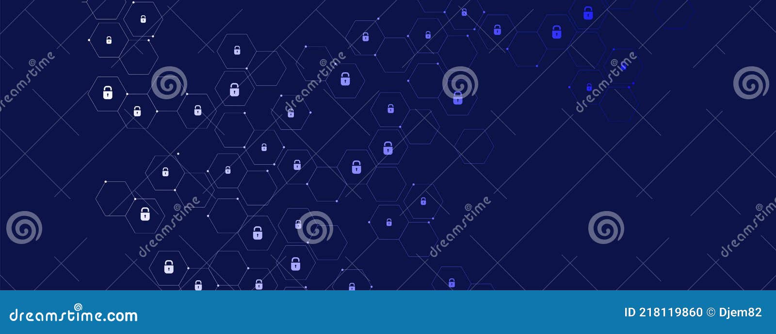 Global Network Security on the White Stock Vector - Illustration of ...