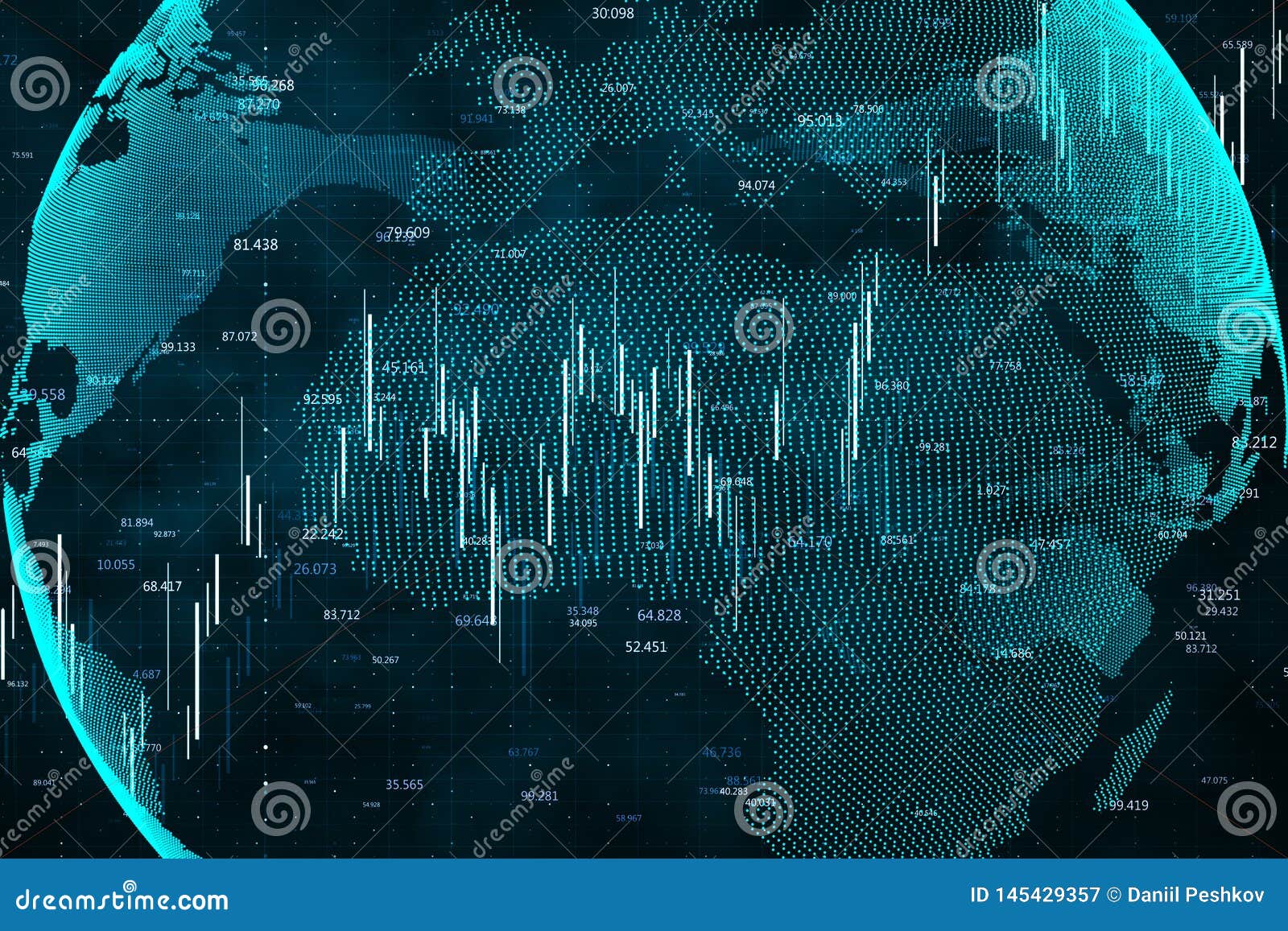 Global Network and Stats Concept Stock Image - Image of blurry, growth ...