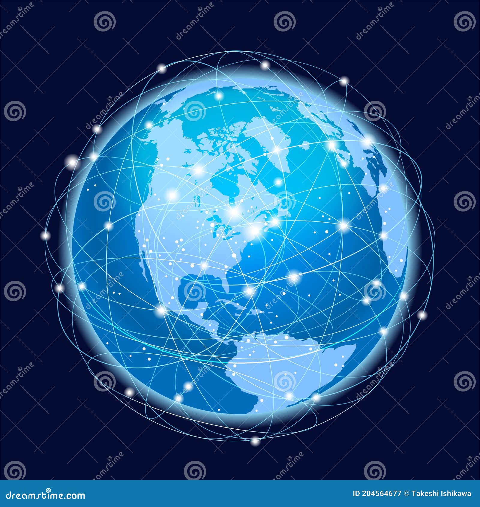 Global North And Global South Map Vector Illustration | CartoonDealer ...