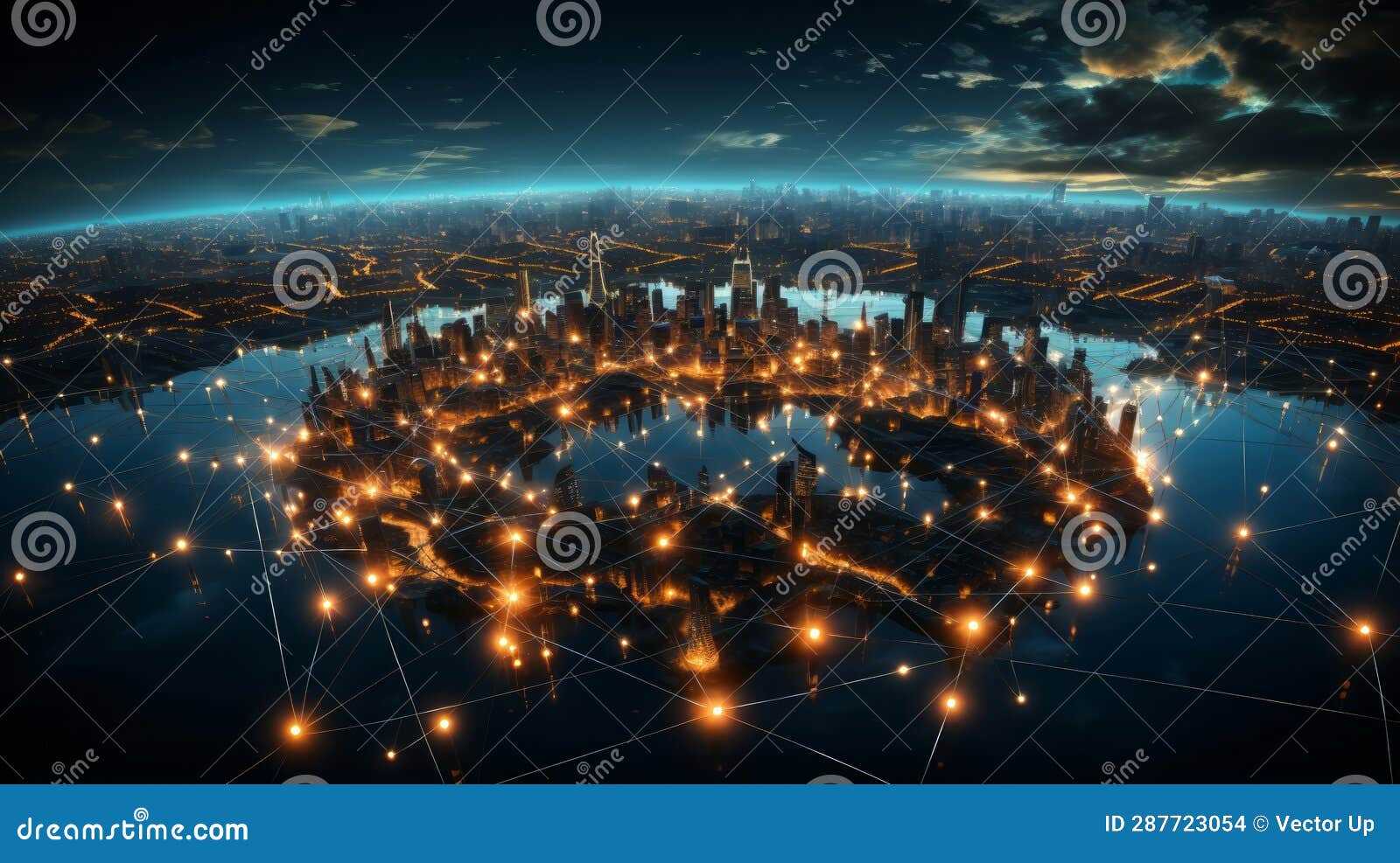 Global Network Technology Artificial Intelligence Community. Generative ...