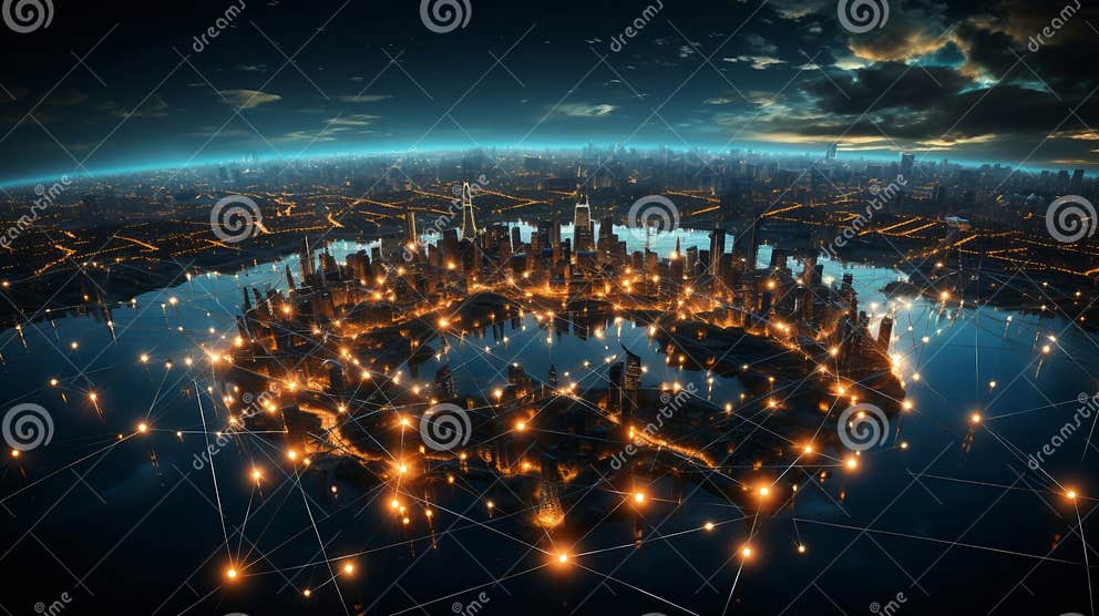 Global Network Technology Artificial Intelligence Community. Generative ...