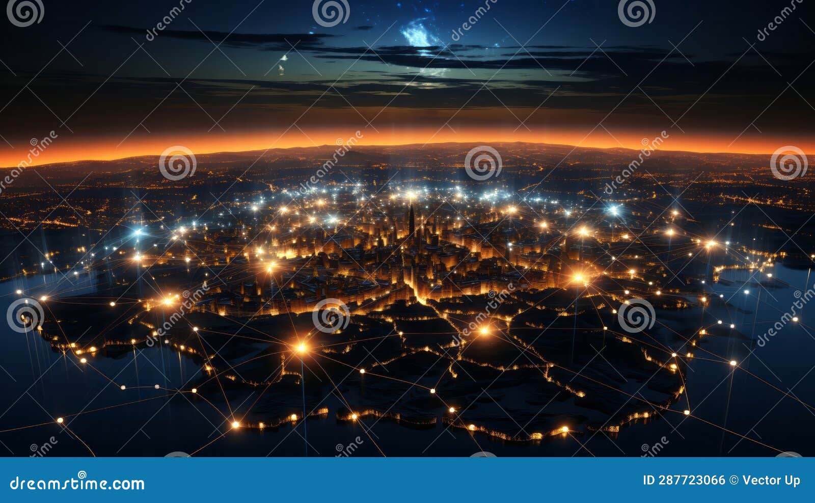 Global Network Technology Artificial Intelligence Community. Generative ...