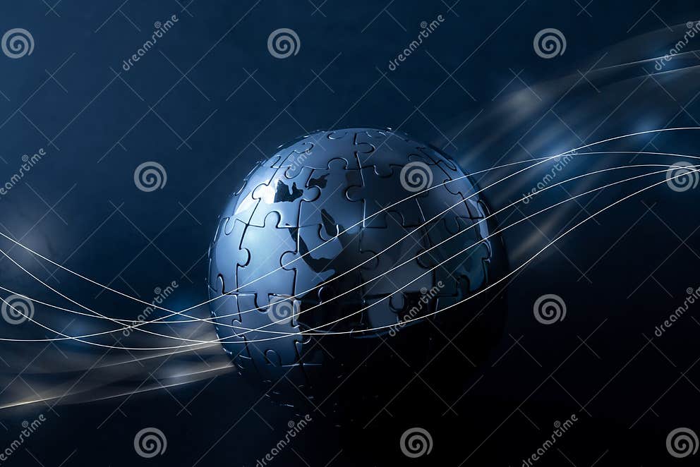 Global Network for Technology and Future Concept Stock Photo - Image of ...