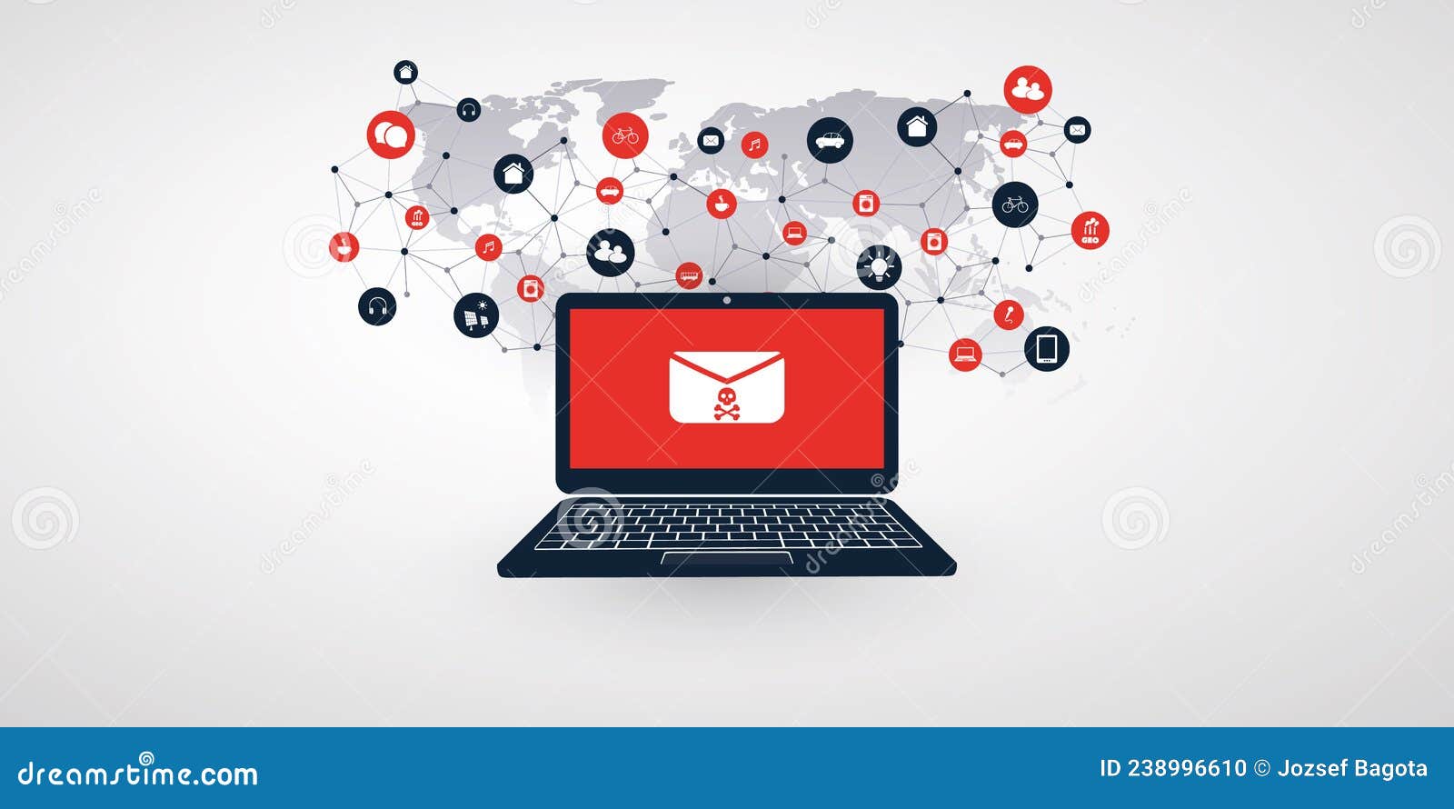 Global Network Vulnerability - Virus, Malware, Ransomware, Fraud, Spam ...