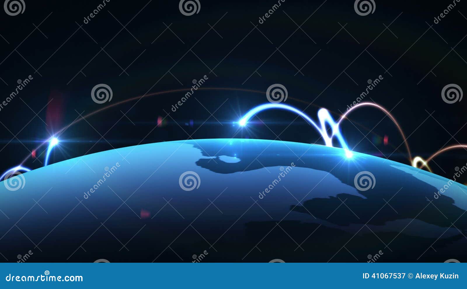 Global Network, World Map Animation Stock Video - Video of light, loop ...