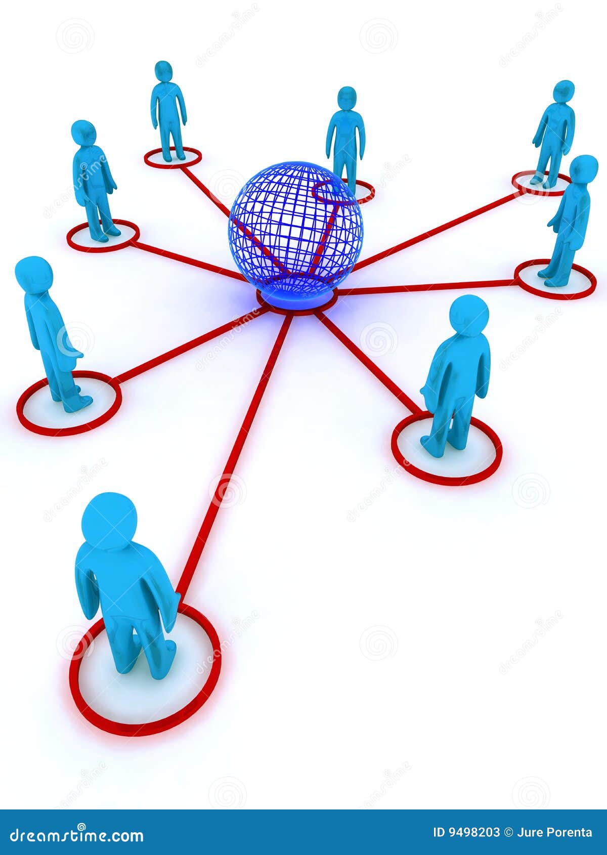 Global networking stock illustration. Illustration of crowd - 9498203