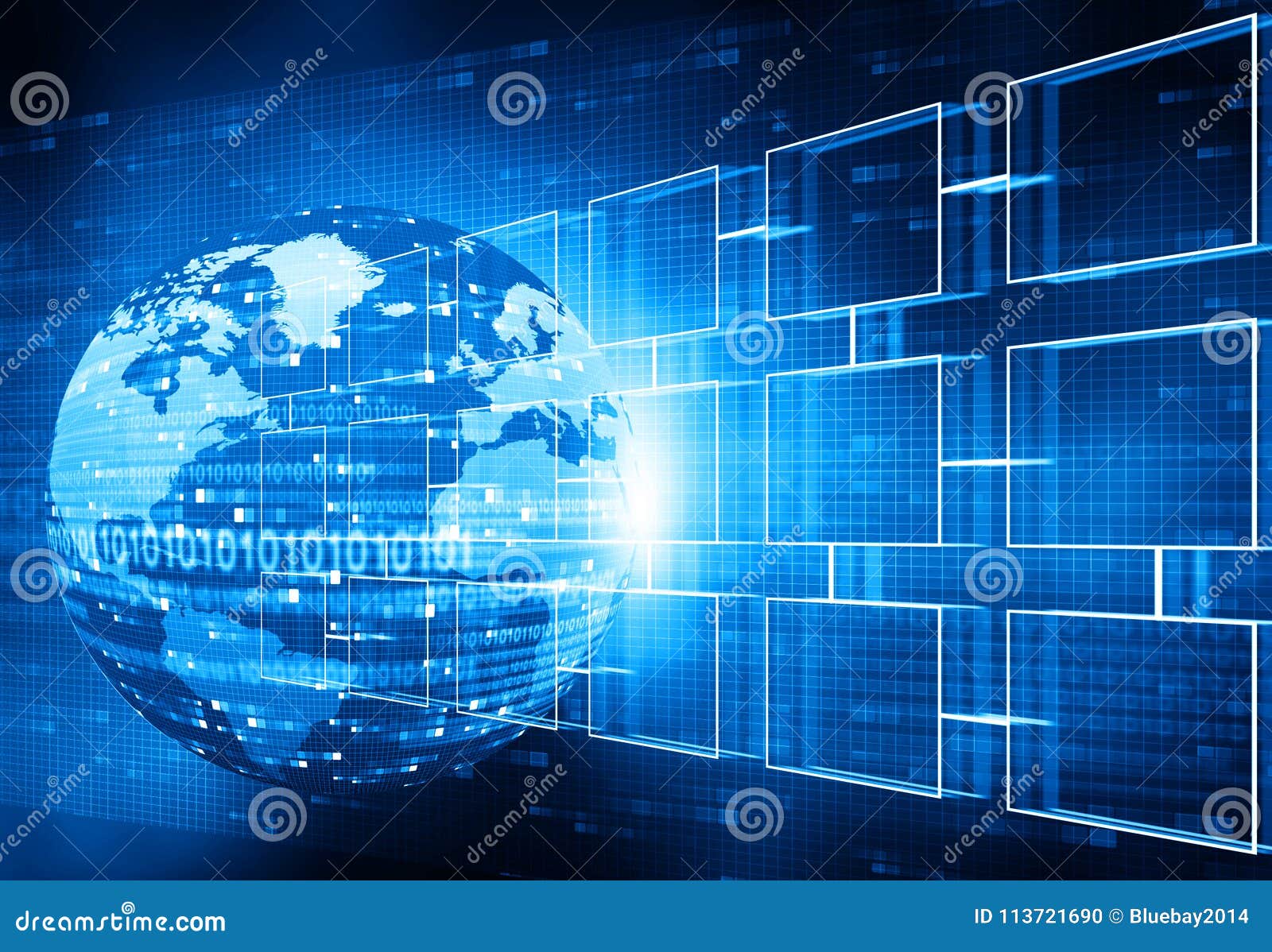 Global networking stock photo. Image of chart, money - 113721690