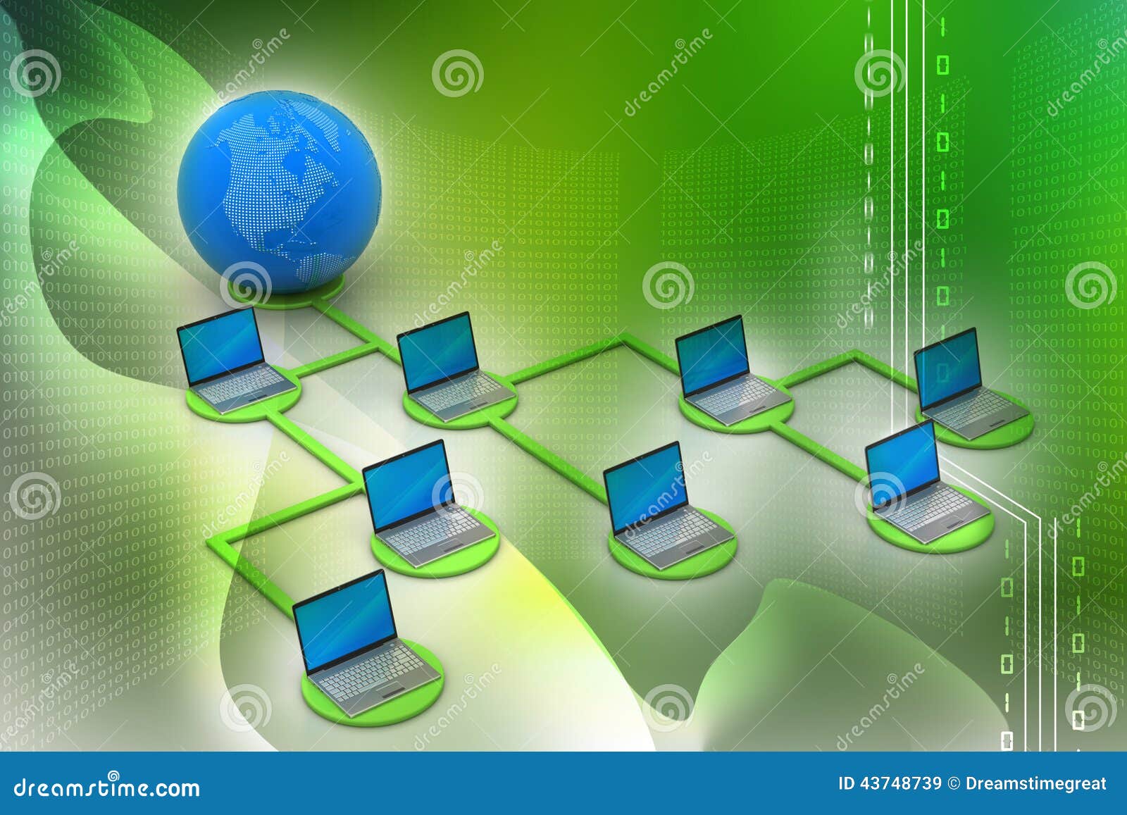 Global networking concept stock illustration. Illustration of ...
