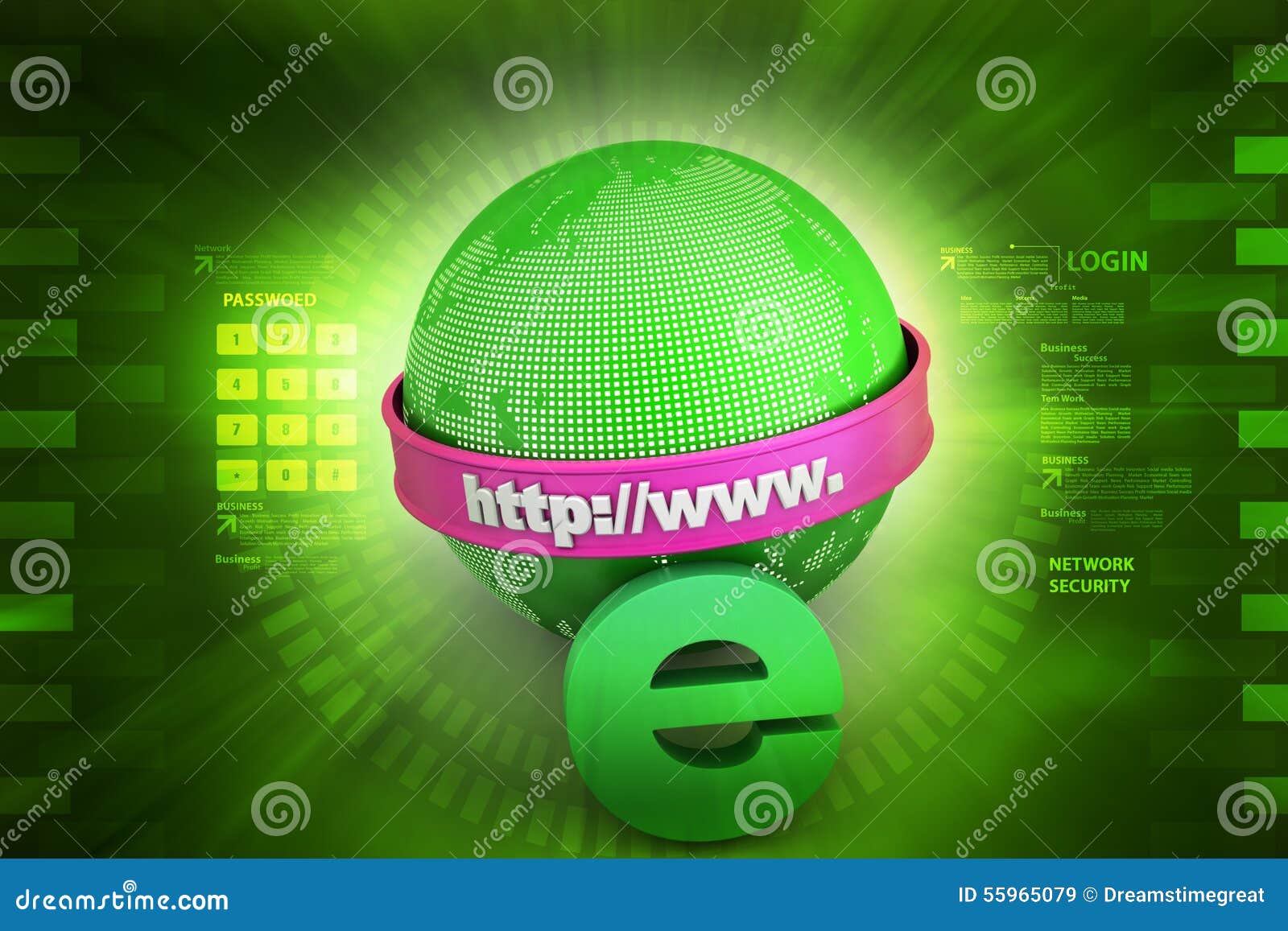 Global networking concept stock illustration. Illustration of abstract ...