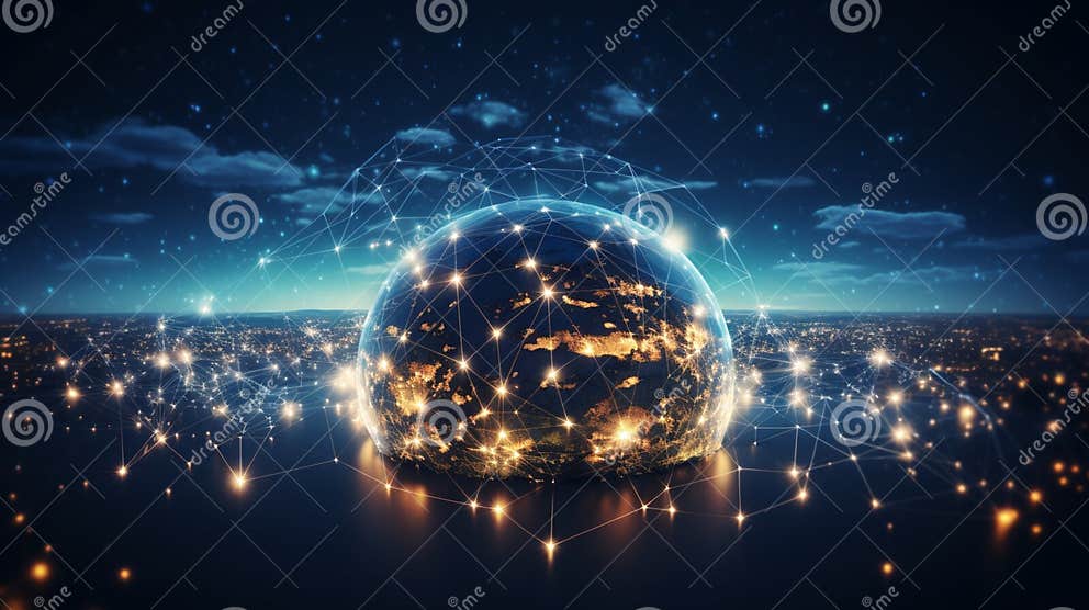Global Networking Connection, Metaverse Technology, Digital ...