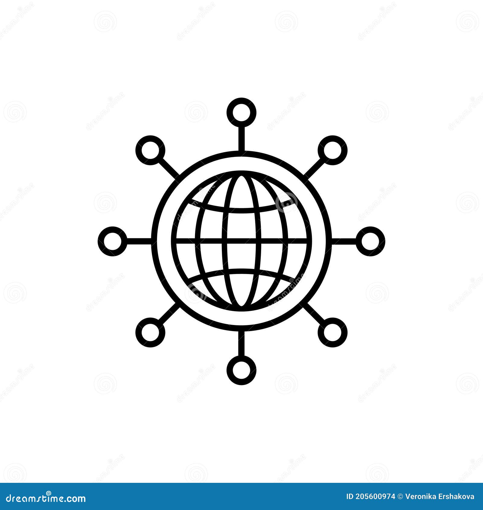 Networking Icon Vector From Hardware Network Concept. Thin Line ... Networking Icon Vector From Hardware Network Concept. Thin Line ...
