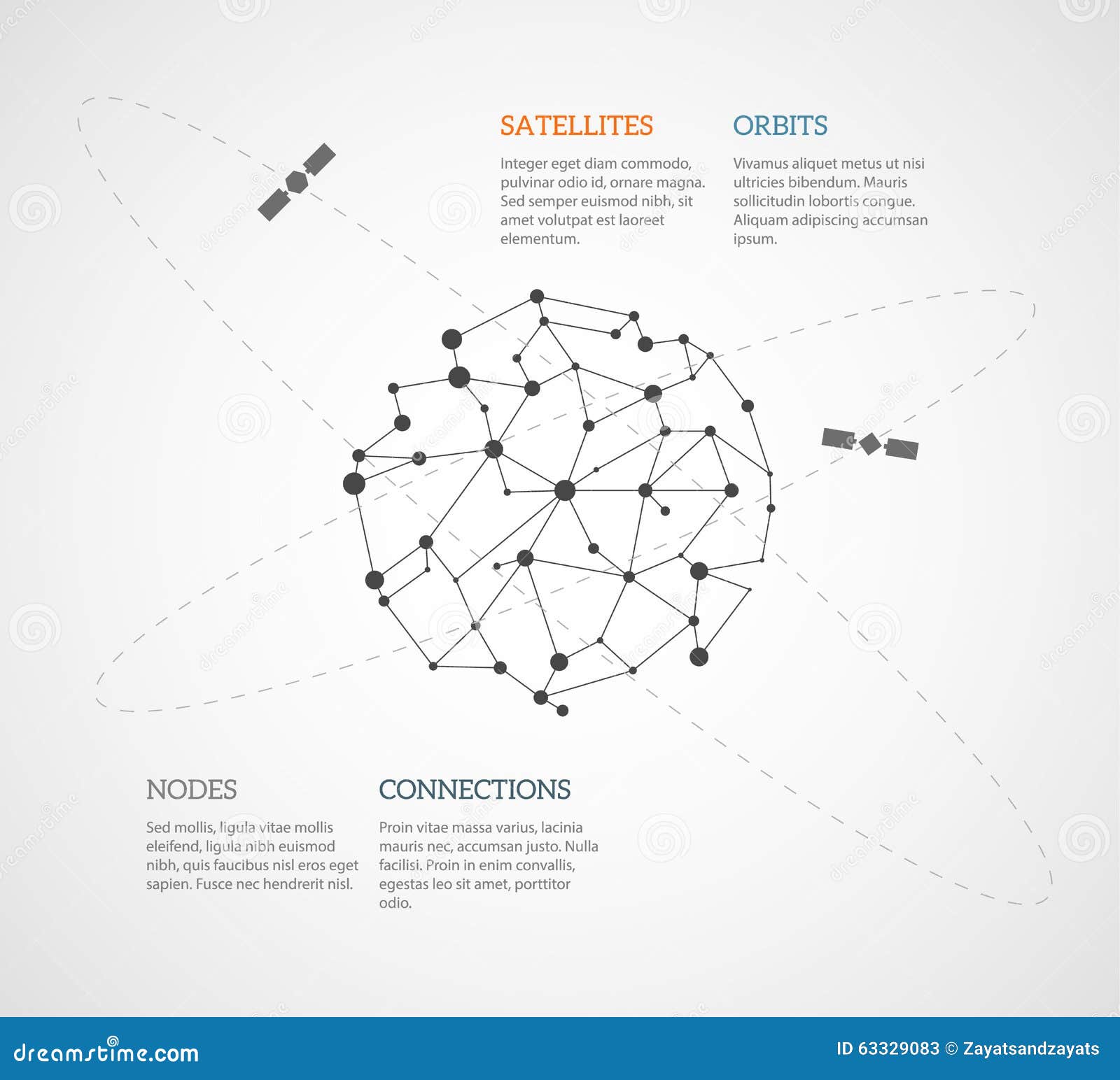Global Networking Infographic Stock Vector - Illustration of computer ...