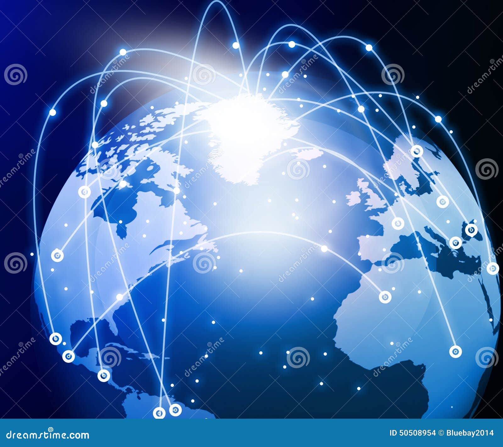 Global networking stock illustration. Illustration of global - 50508954