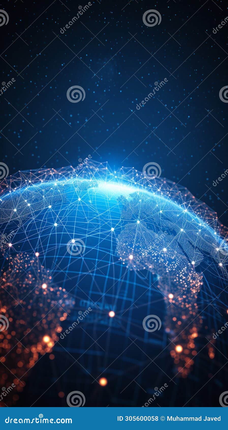 Global Networking World Map, Point Line Composition, Business Concept ...