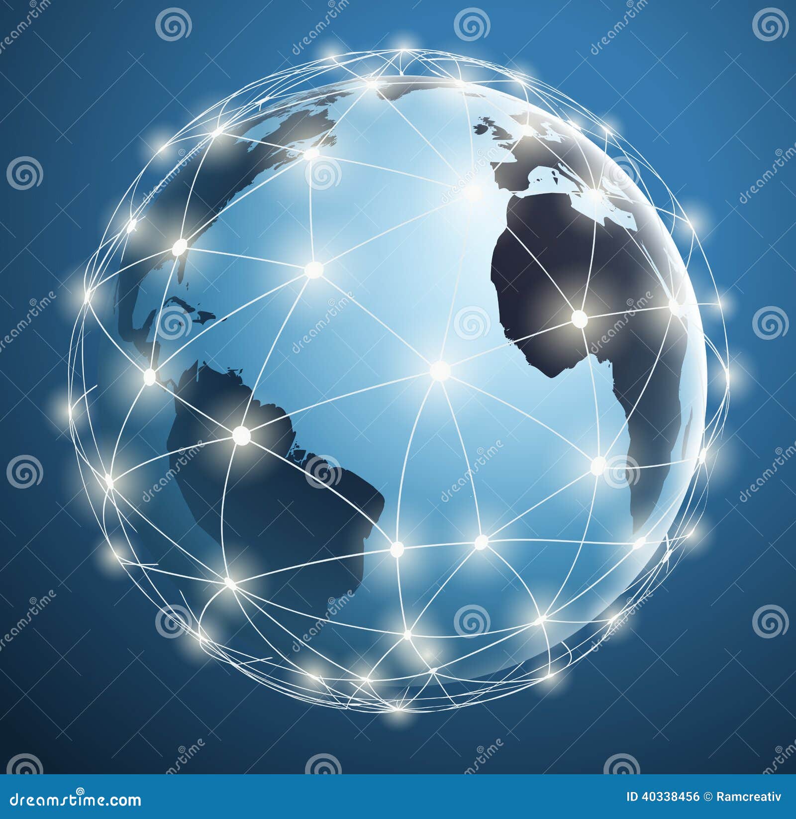Global Networks, Digital Connections Around the World Map Stock Vector ... Global Networks, Digital Connections Around the World Map Stock Vector ...