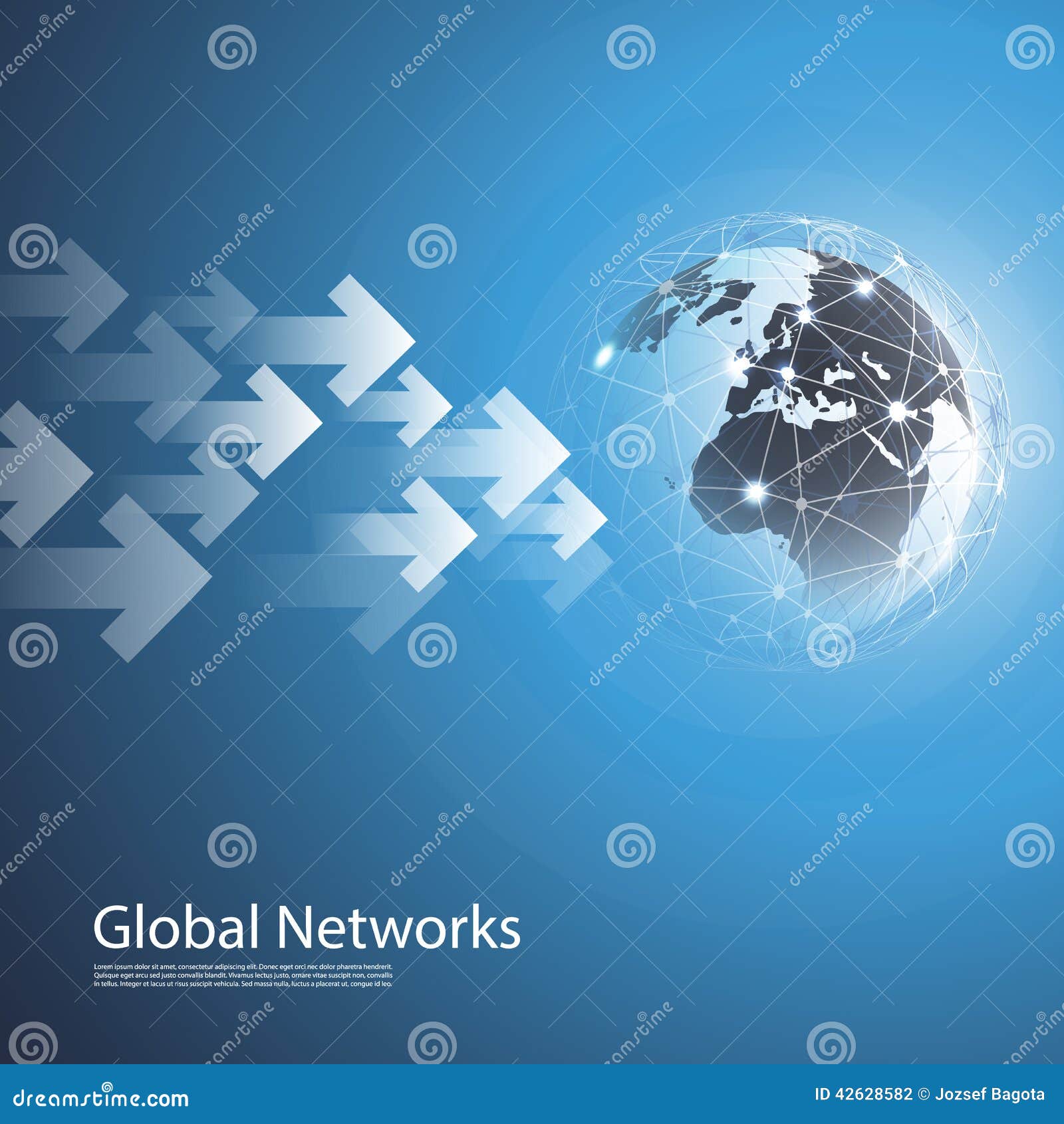 Global Networks - EPS10 Vector for Your Business Stock Vector ...