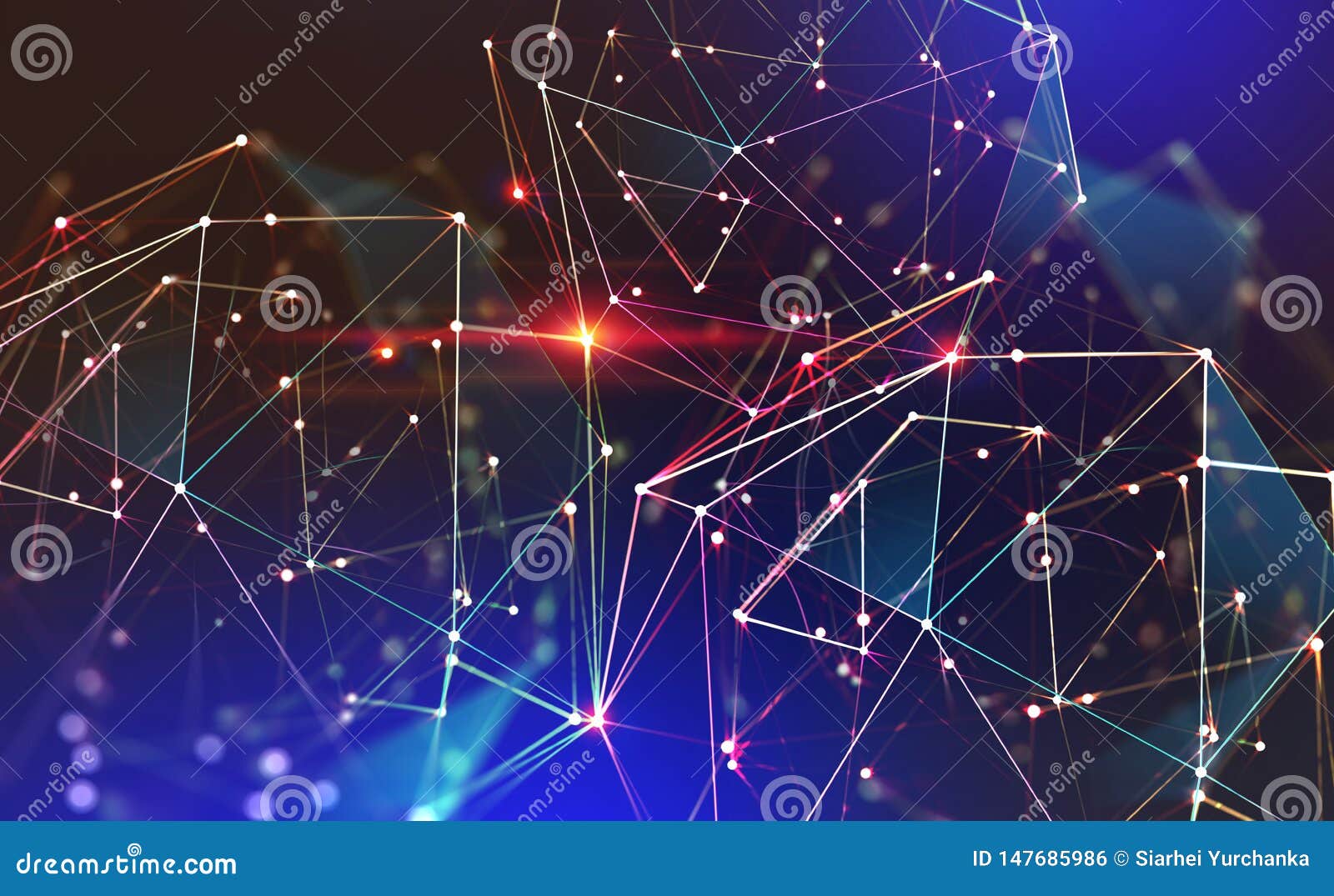 Global Neural Network. Communication Technology of the Future Stock ...