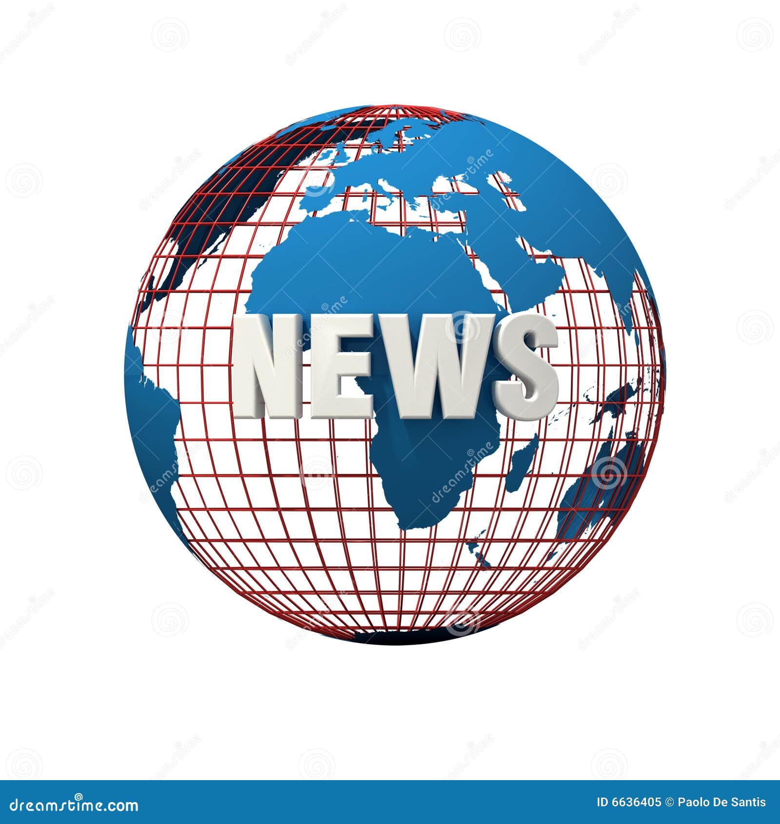 Global news stock illustration. Illustration of planet - 6636405