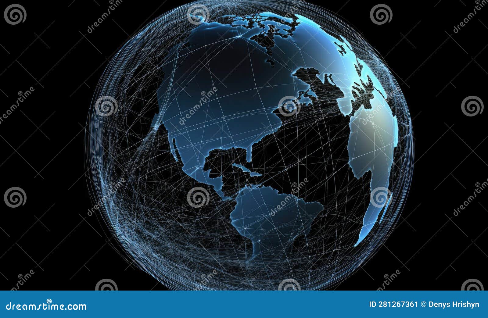 Global Outreach: World Globe with a Hand Holding Phone Displaying ... Global Outreach: World Globe with a Hand Holding Phone Displaying ...