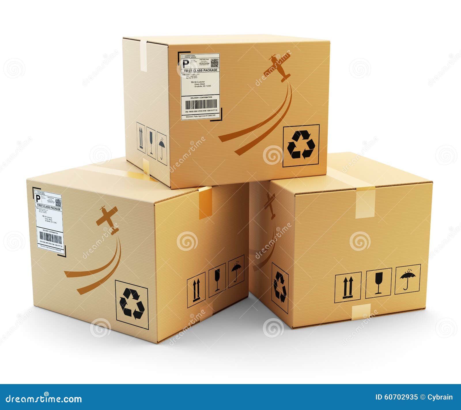 Global Packages Delivery and Parcels Transportation Concept Stock ...