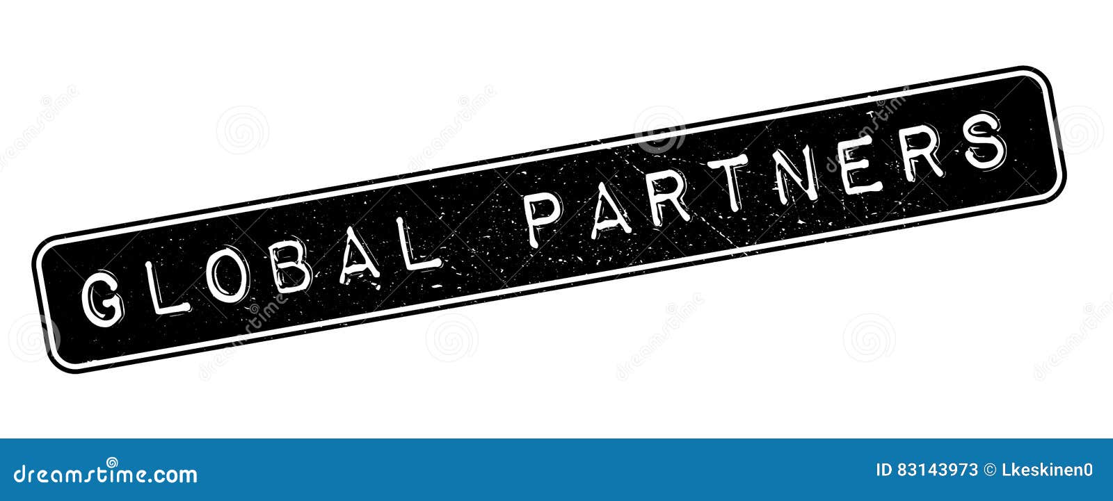 Global Partners Rubber Stamp Stock Illustration - Illustration of ...