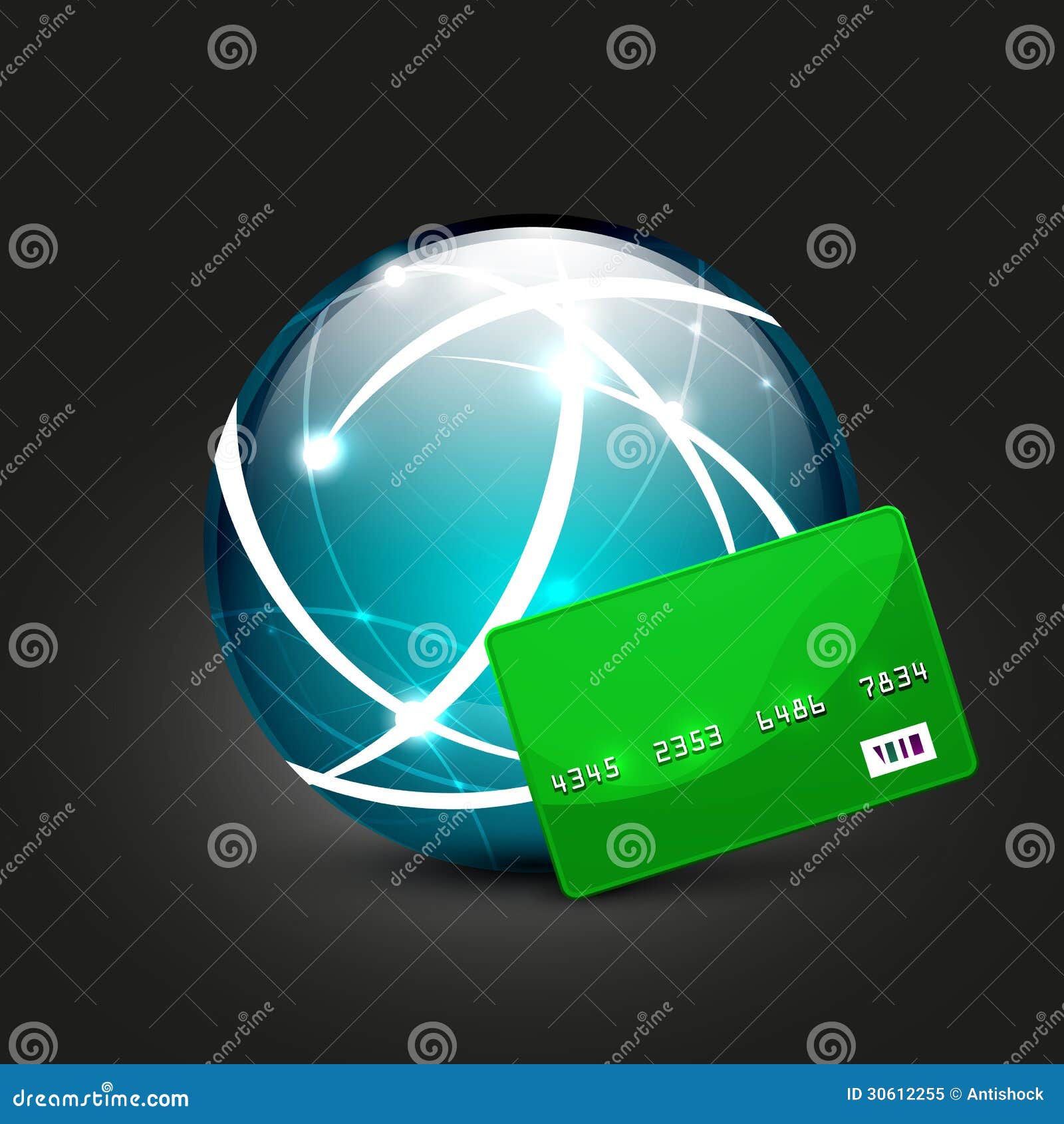 Global Payment Vector Concept Icon Stock Vector - Illustration of ...