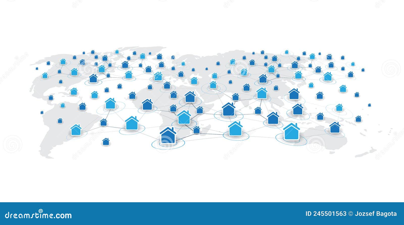 Peer To Peer Exchange Concept Icon Vector Illustration | CartoonDealer ...