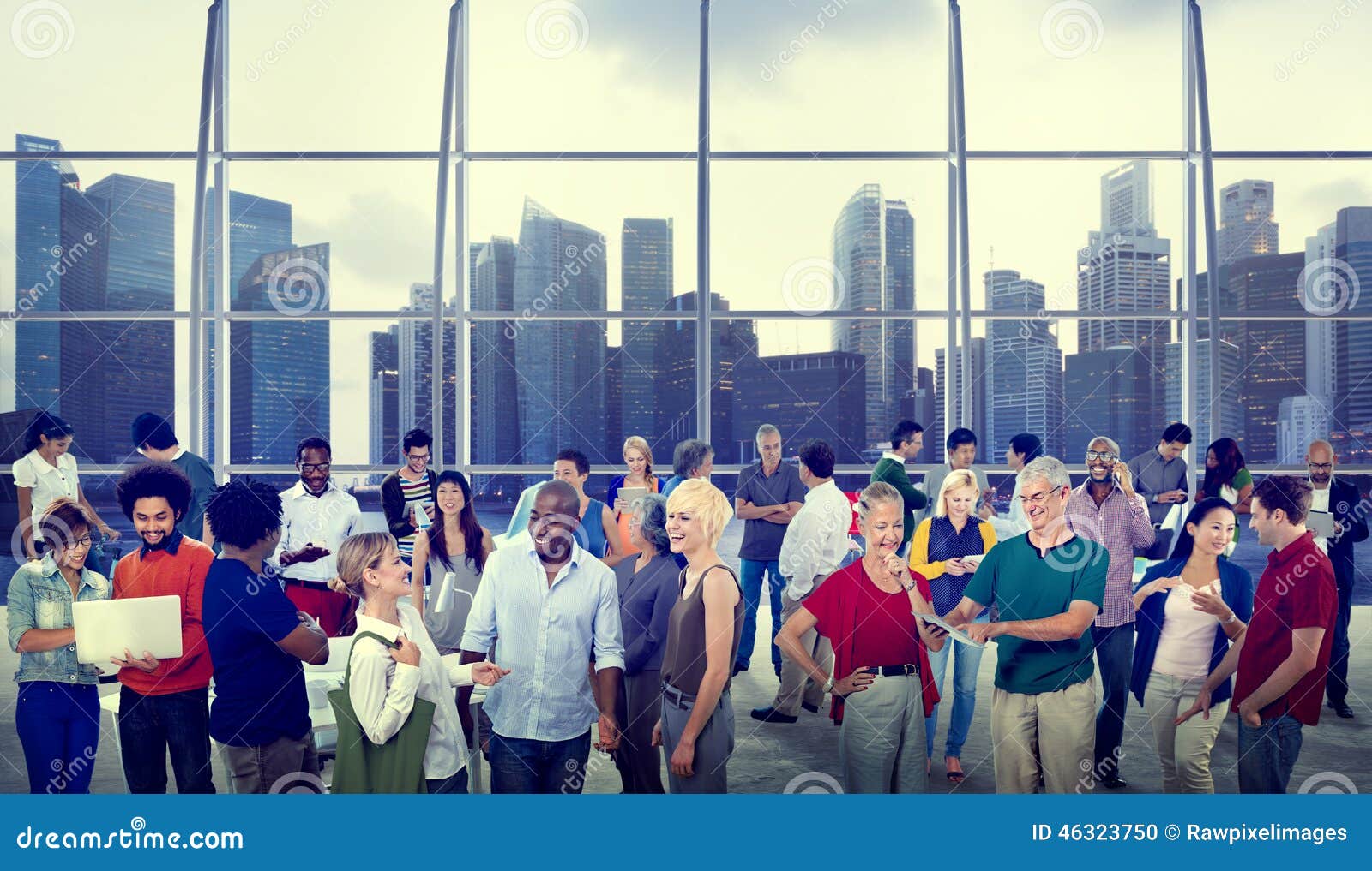 Global People Communication City Concepts Stock Photo - Image of ...