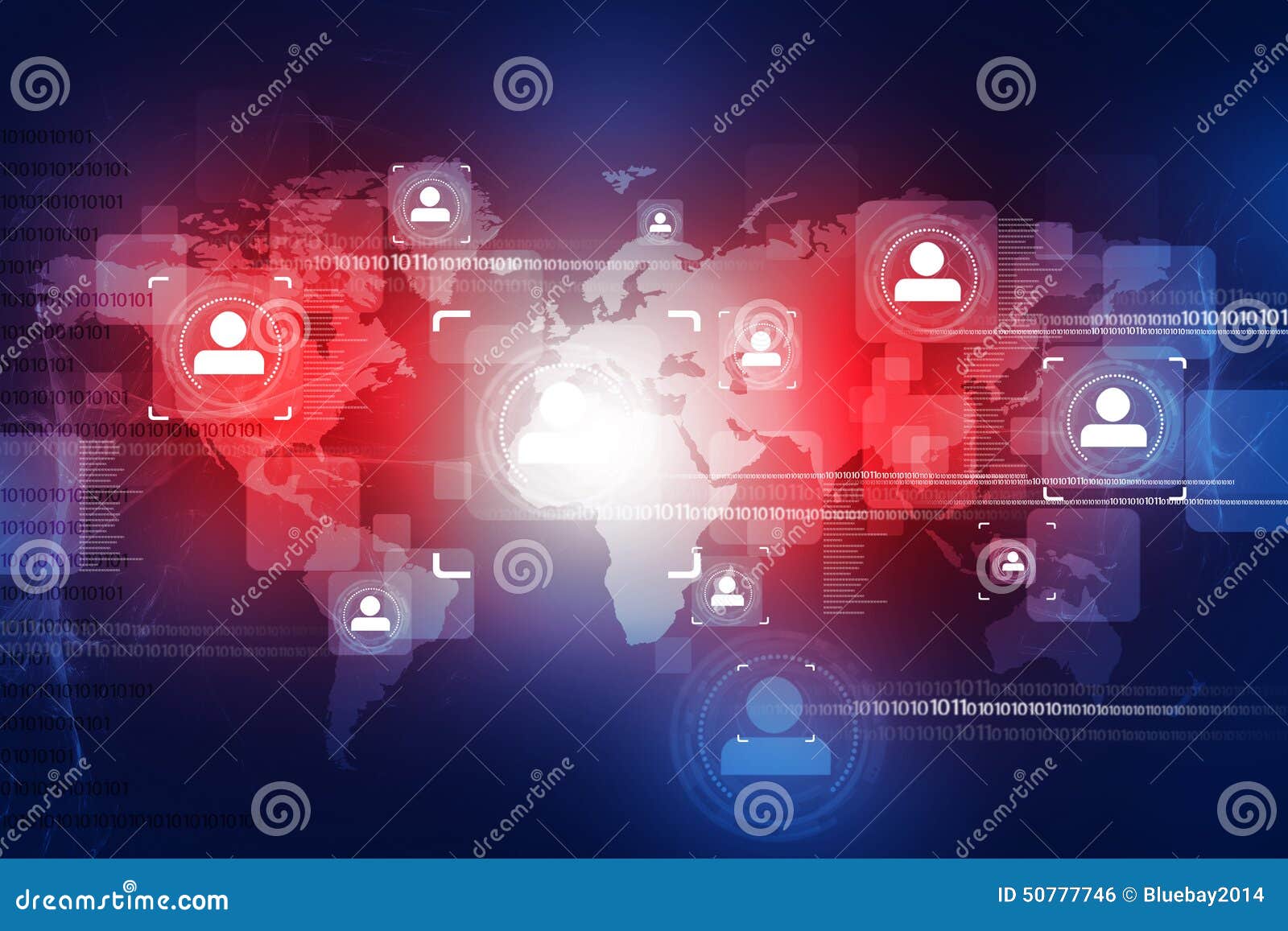 Global people connection stock illustration. Illustration of social ...