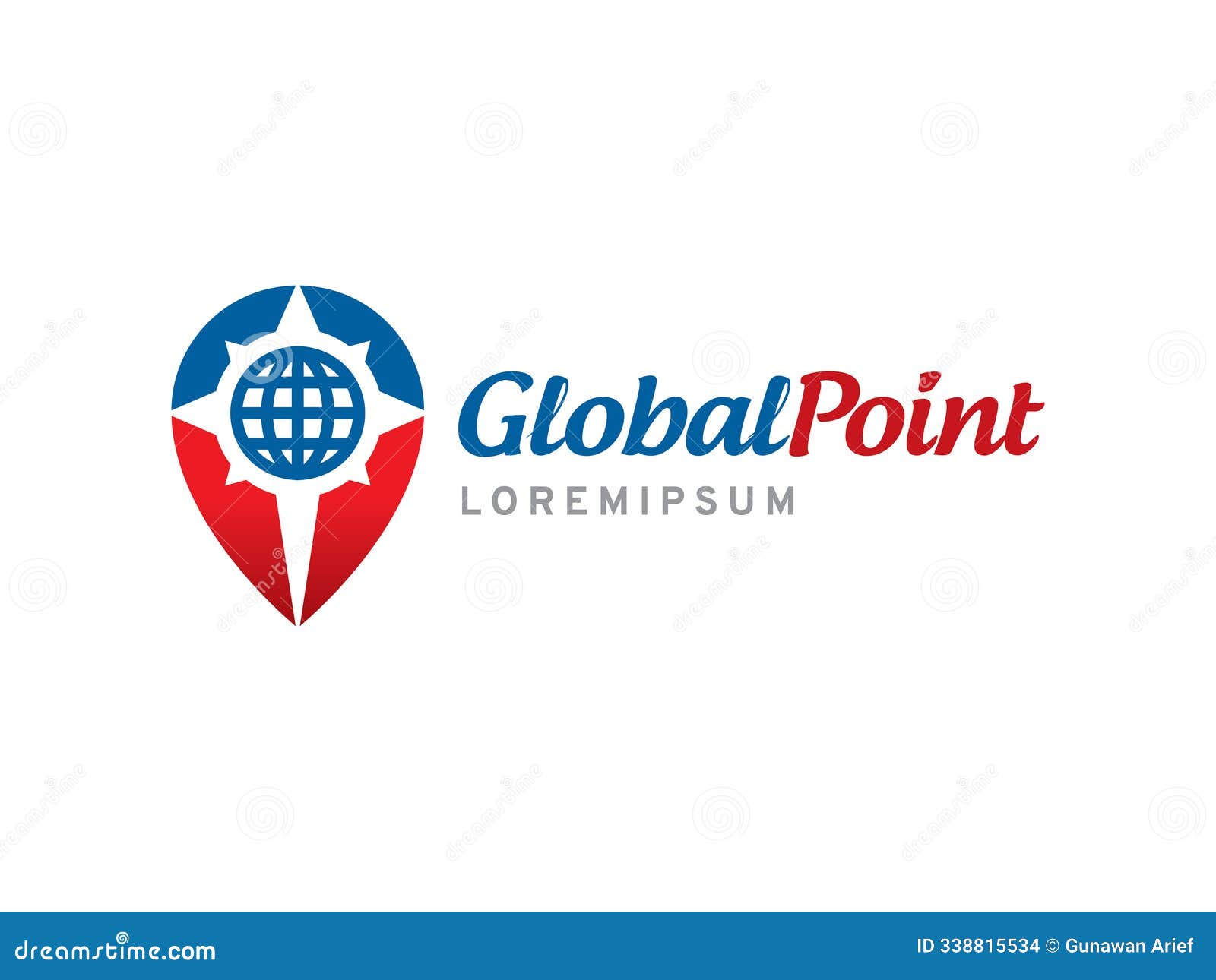 Global Point Logo Symbol or Icon Template Stock Vector - Illustration ...