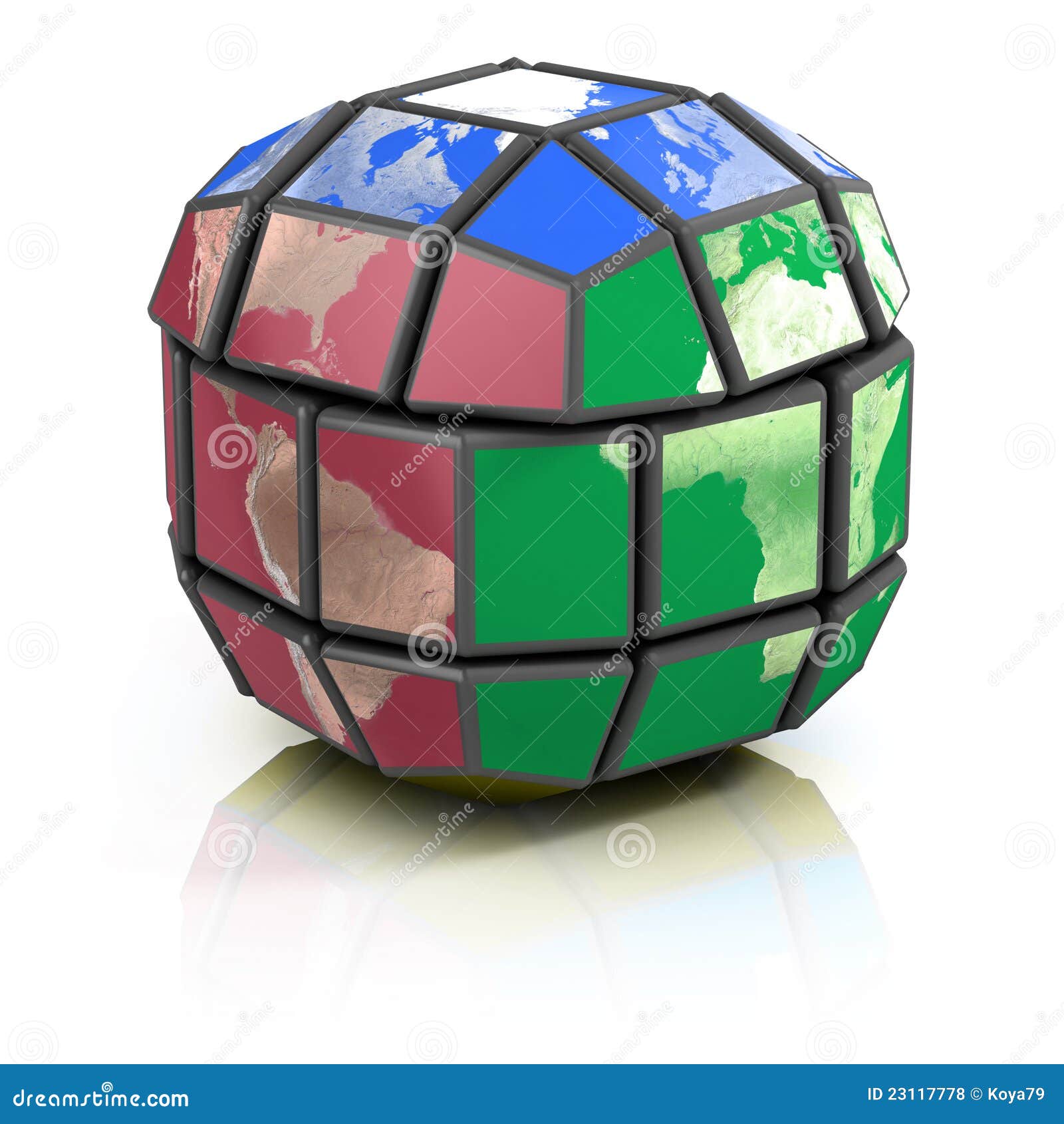 Global Politics, Globalization 3d Concept Stock Illustration ...