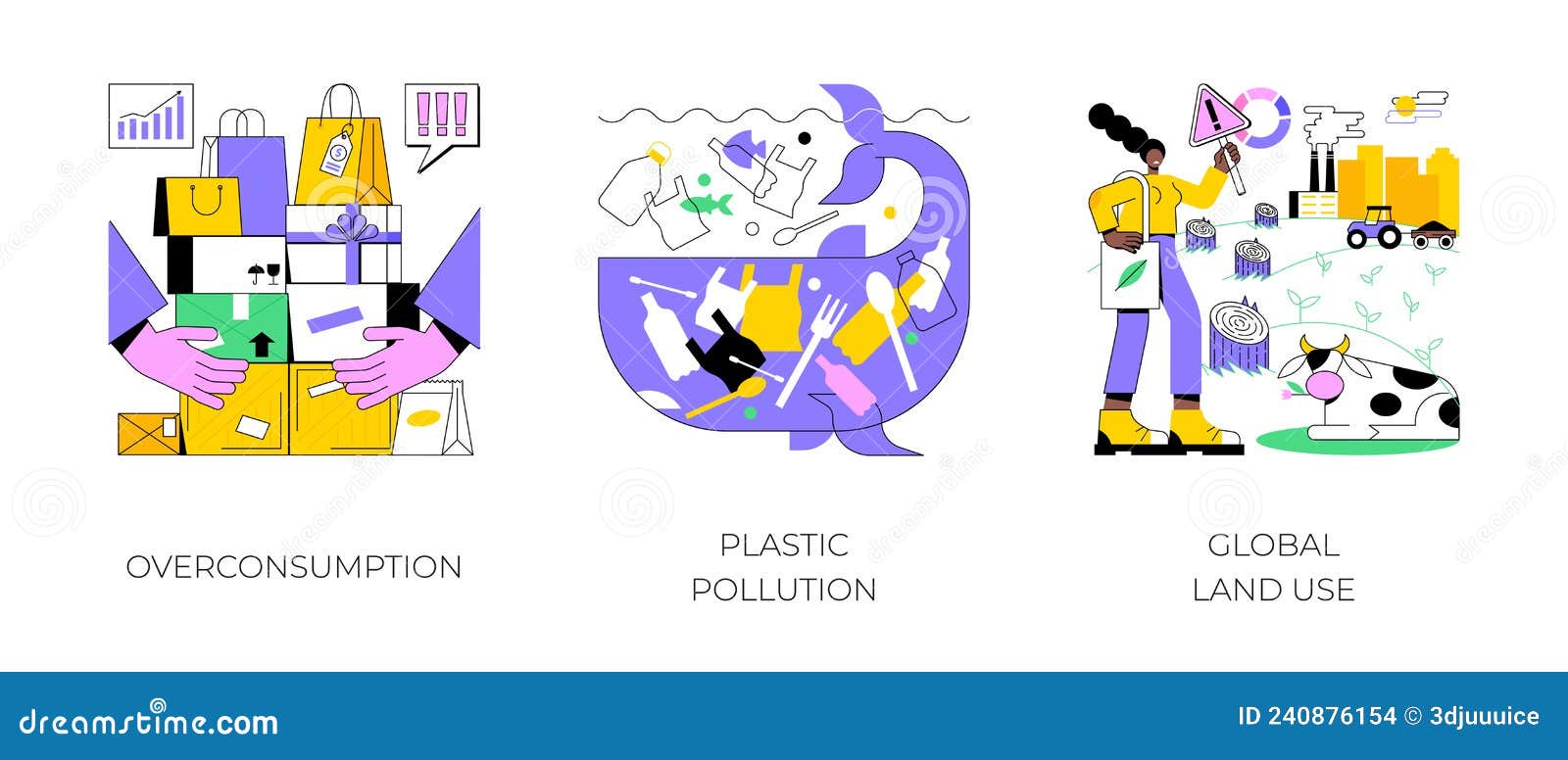 Global Pollution Problem Abstract Concept Vector Illustrations. Stock ...