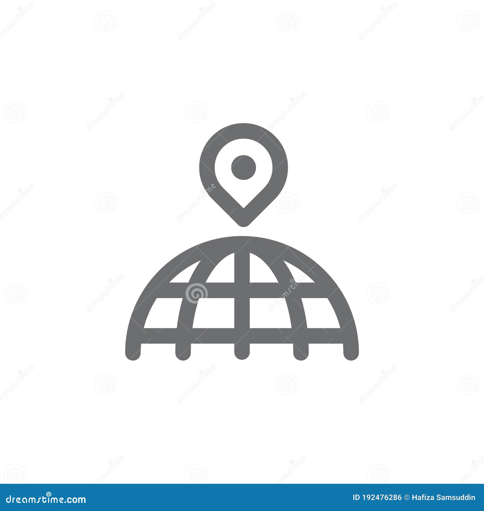 Global Positioning System Icon. Vector Illustration Decorative Design ...