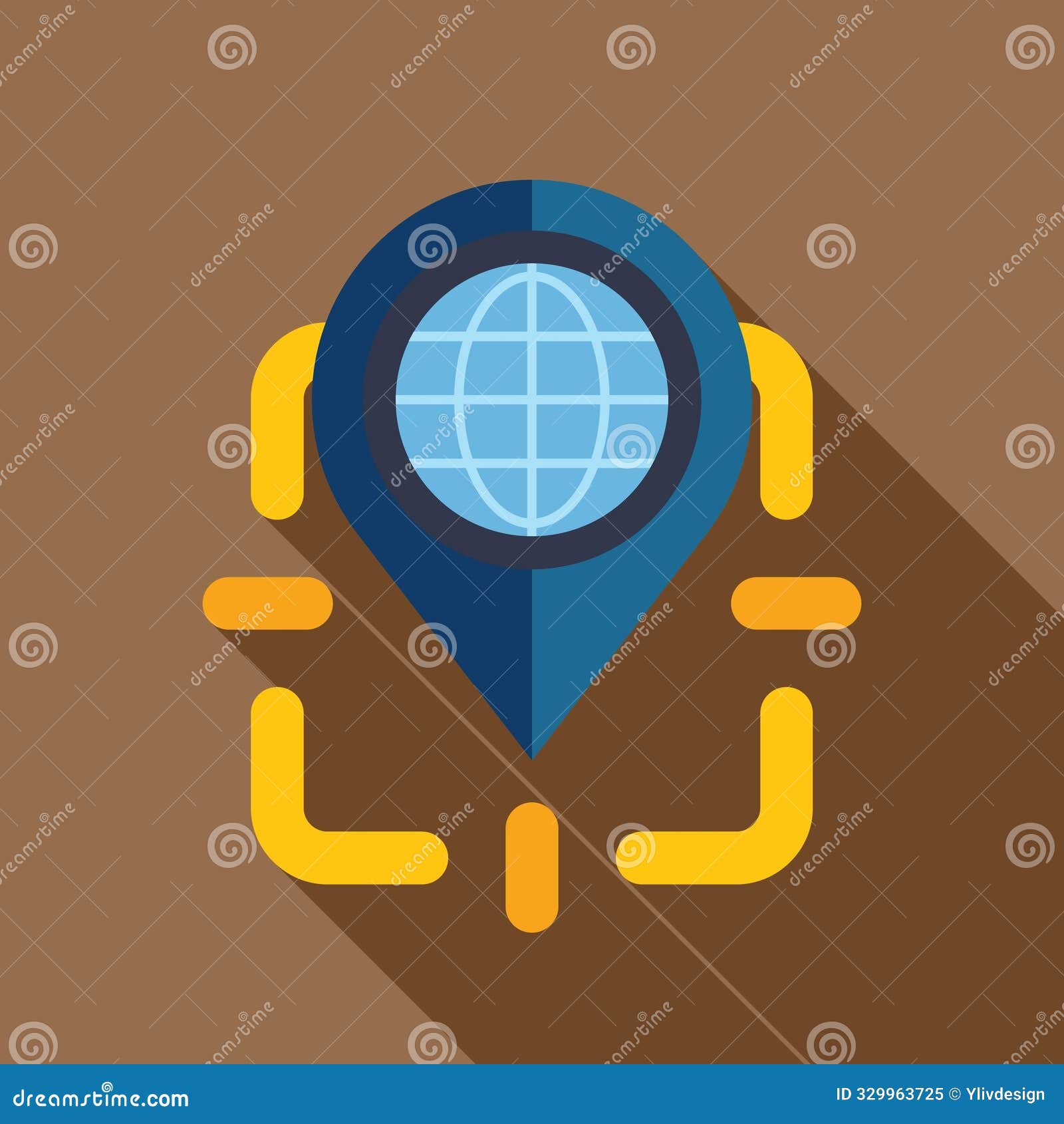Global Positioning System Pinpointing Location on Digital Map Stock ...