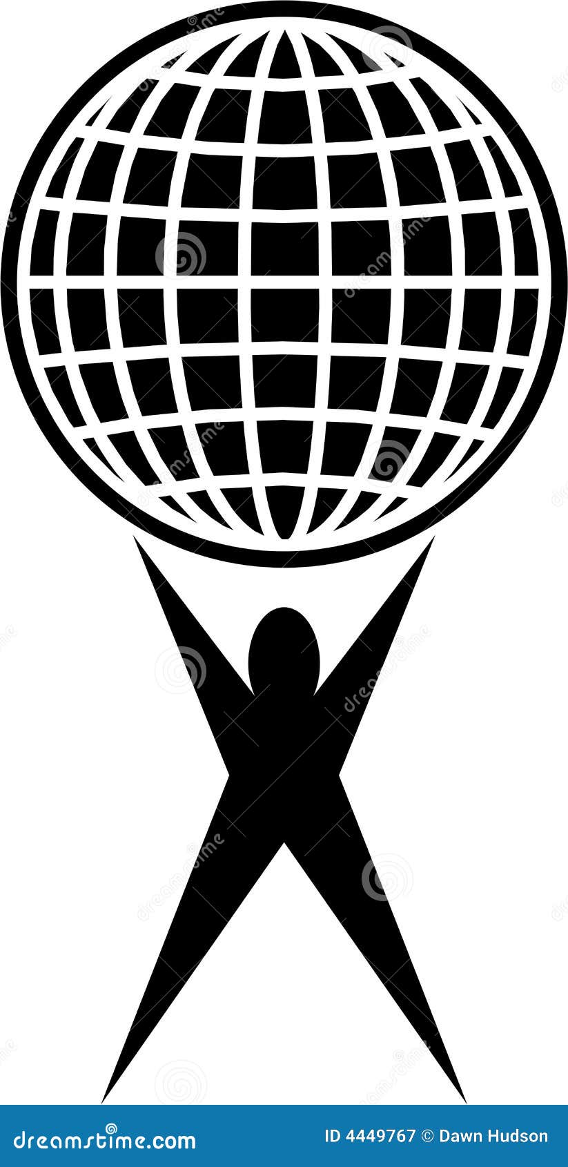 Global power stock illustration. Illustration of carrying - 4449767