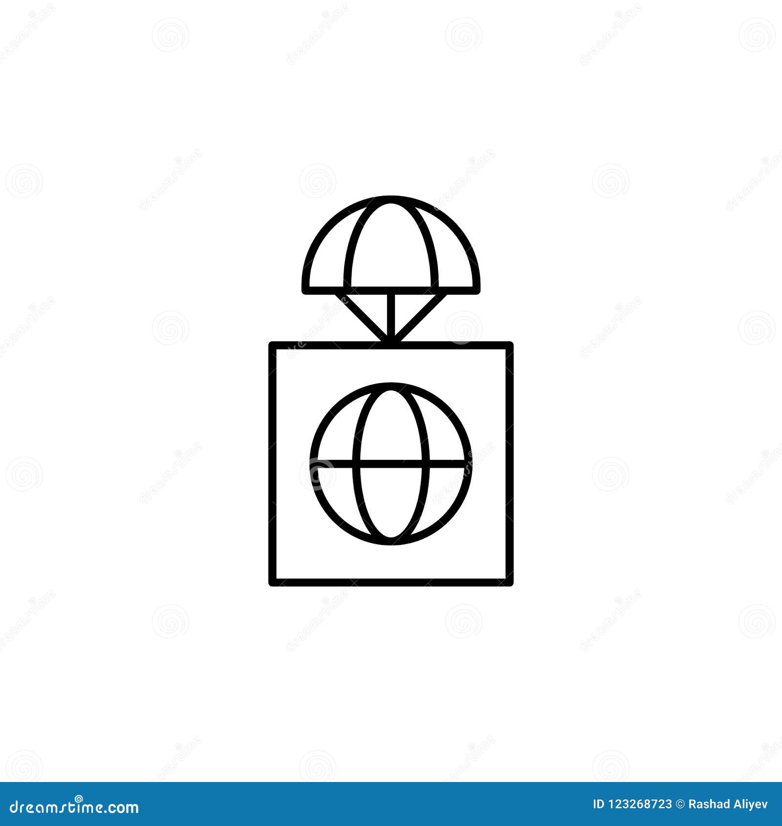 On Premise Icon Vector With Outline Style Isolated On White Background ...