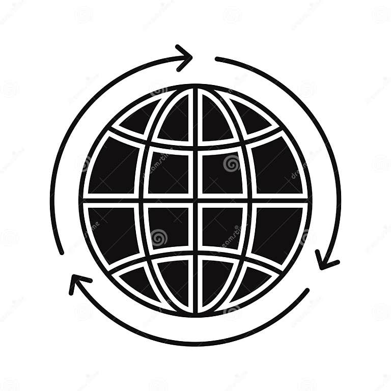 Global Process Vector Icon Which Can Easily Modify or Edit Stock Vector ...