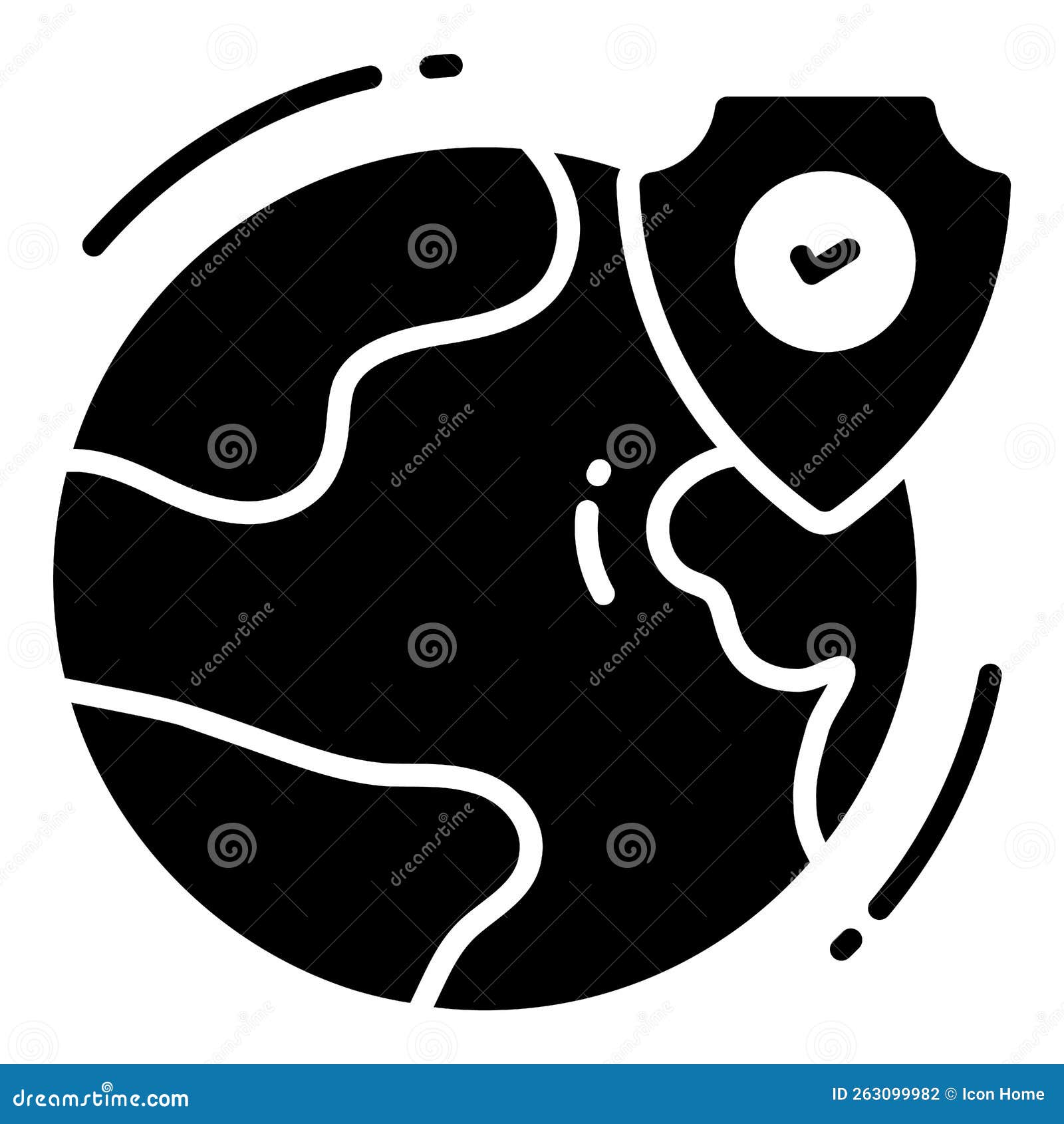 Global, Protection and Security Vector Icons Set Cyber Computer Network ...