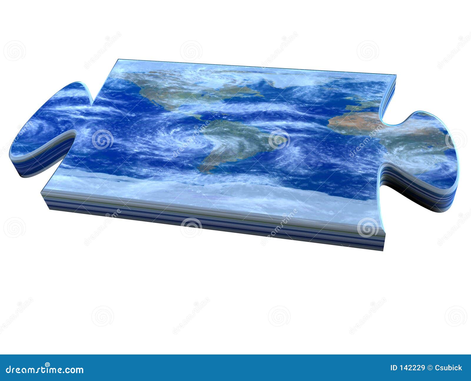 Global Puzzle Pieces And World Transformation. Representation Of The ...