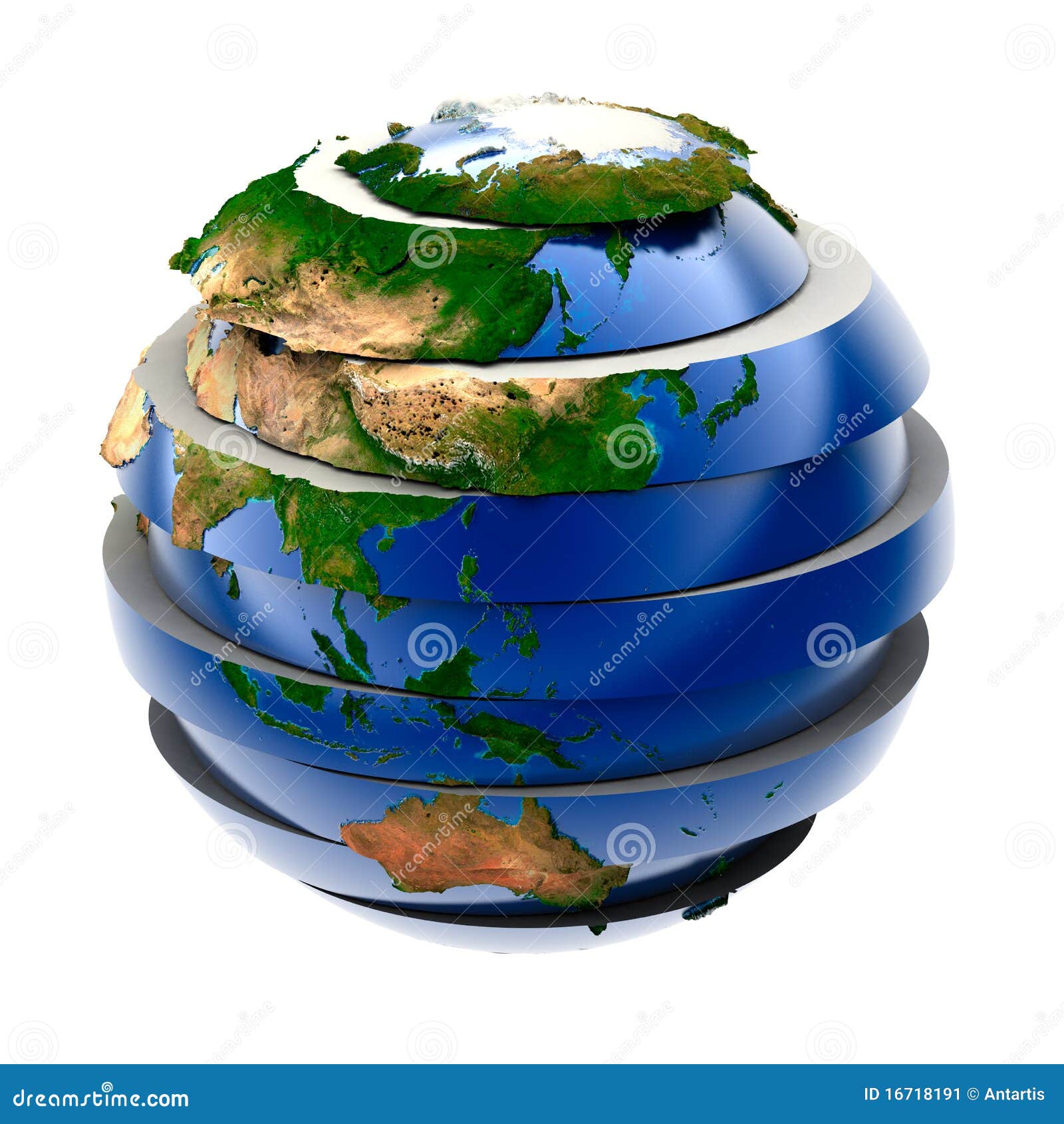 Global Puzzle Pieces And World Transformation. Representation Of The ...