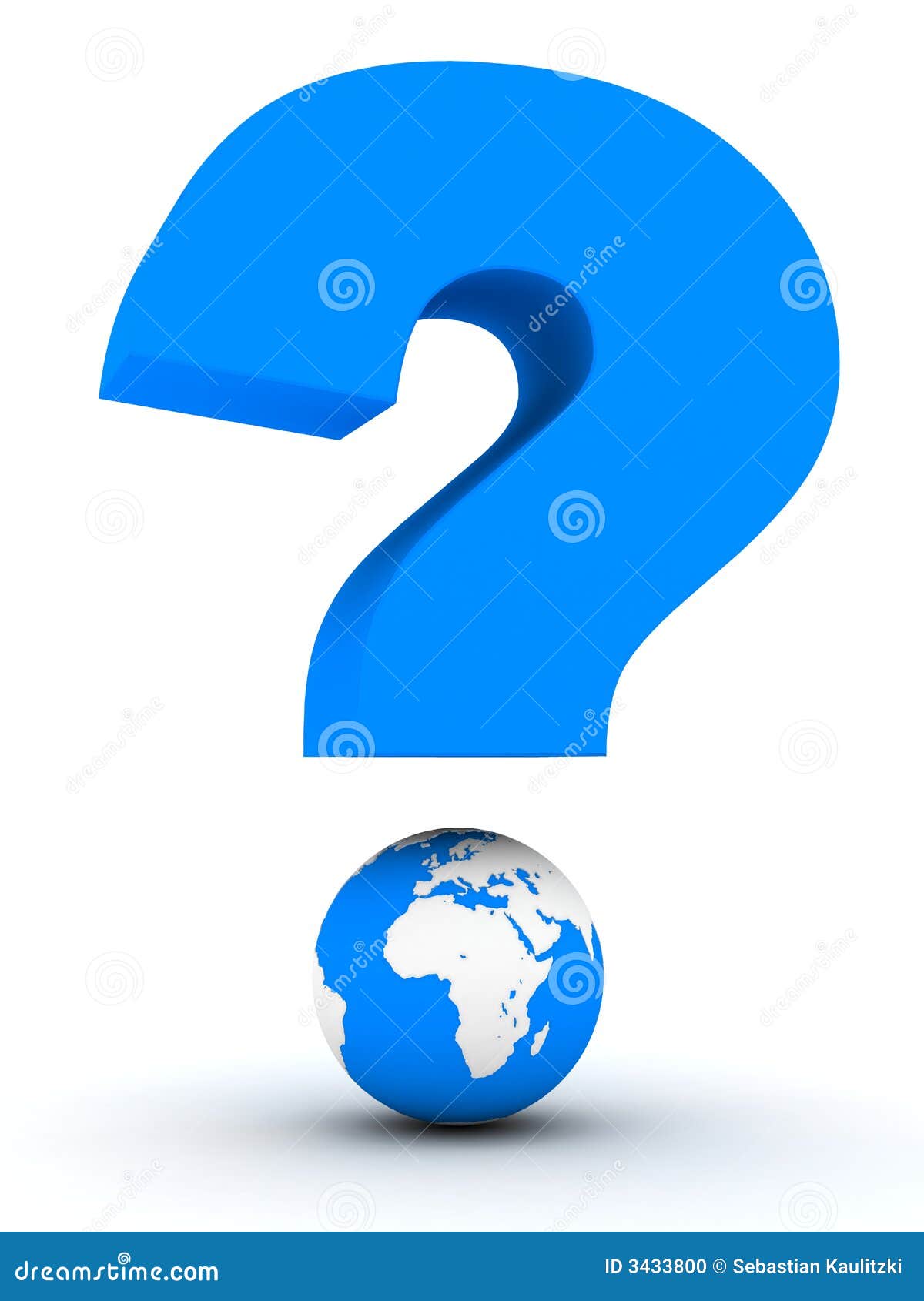 Global question stock illustration. Illustration of planet - 3433800