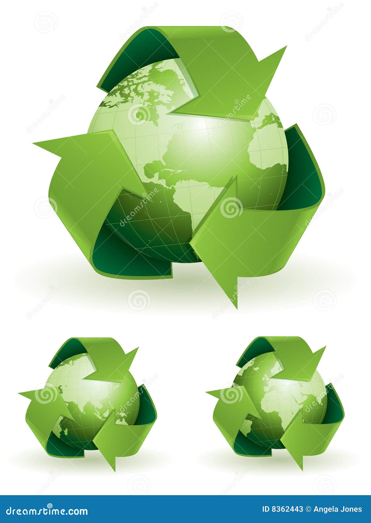 Global recycling concept stock vector. Illustration of recycling - 8362443