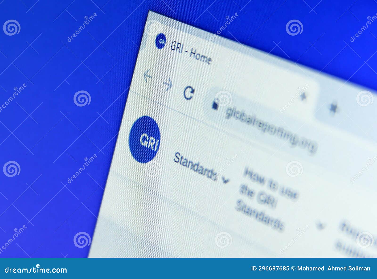 Global Reporting Initiative (GRI) Editorial Image - Image of computer ...