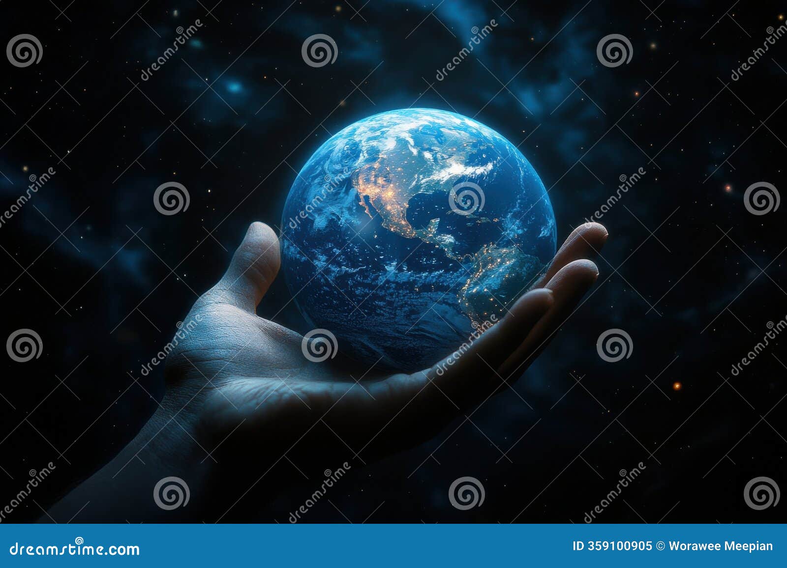 Global Responsibility Humanity S Connection To Earth Space Visual ...
