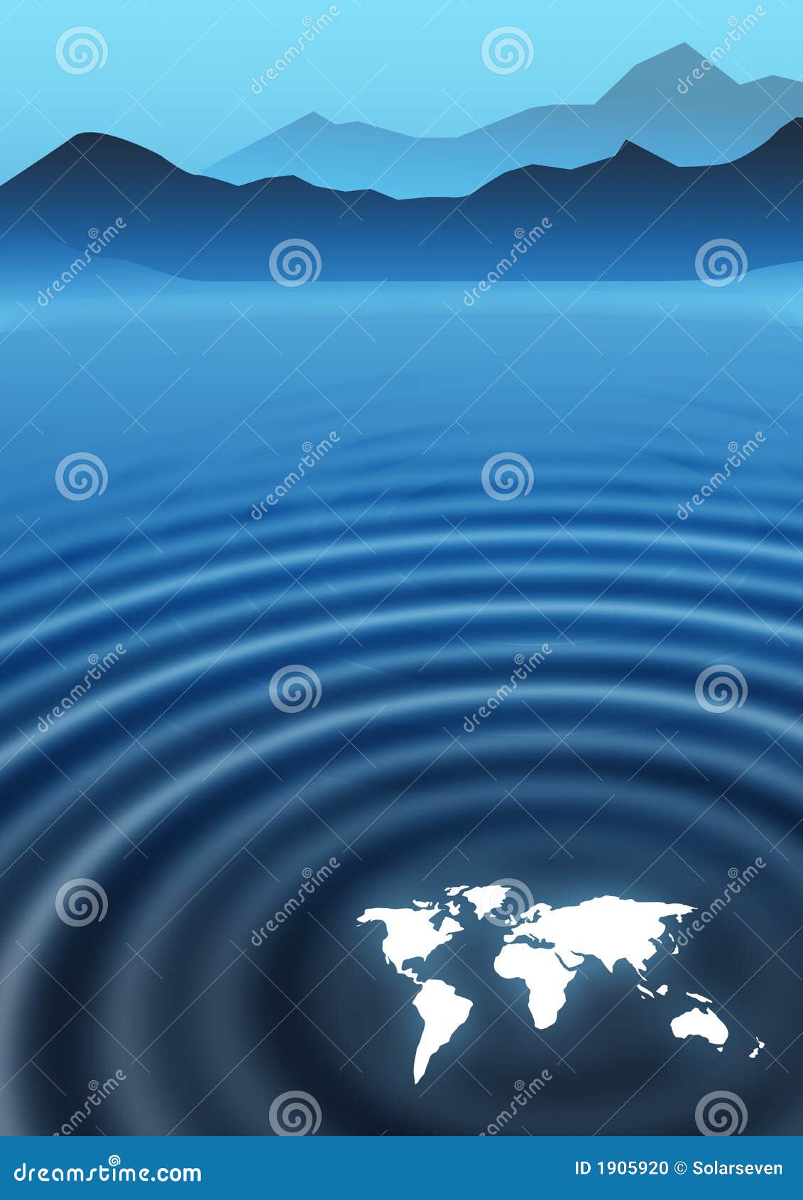 Global Ripples stock illustration. Illustration of code - 1905920