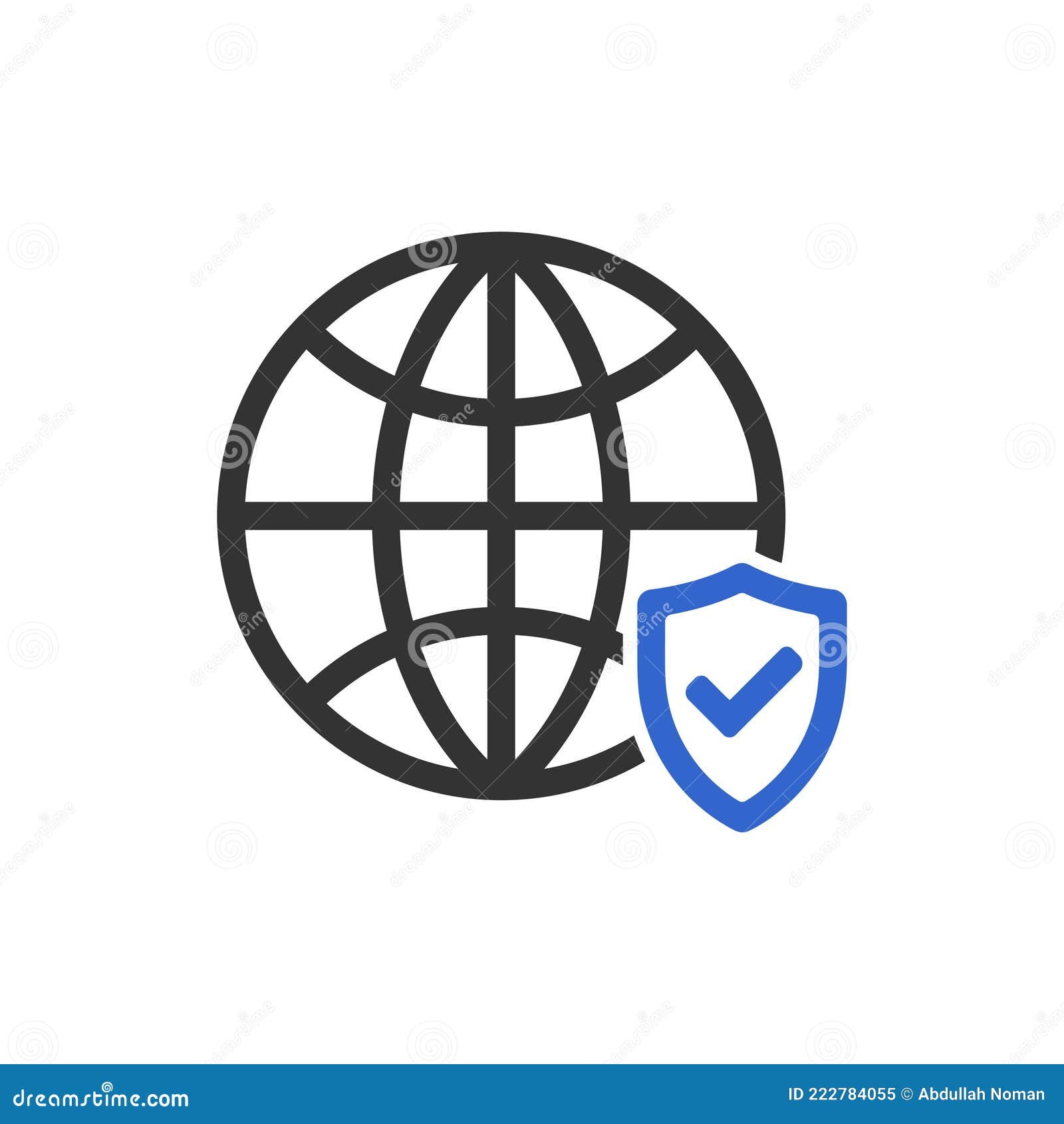 Global safety icon design stock vector. Illustration of icon - 222784055