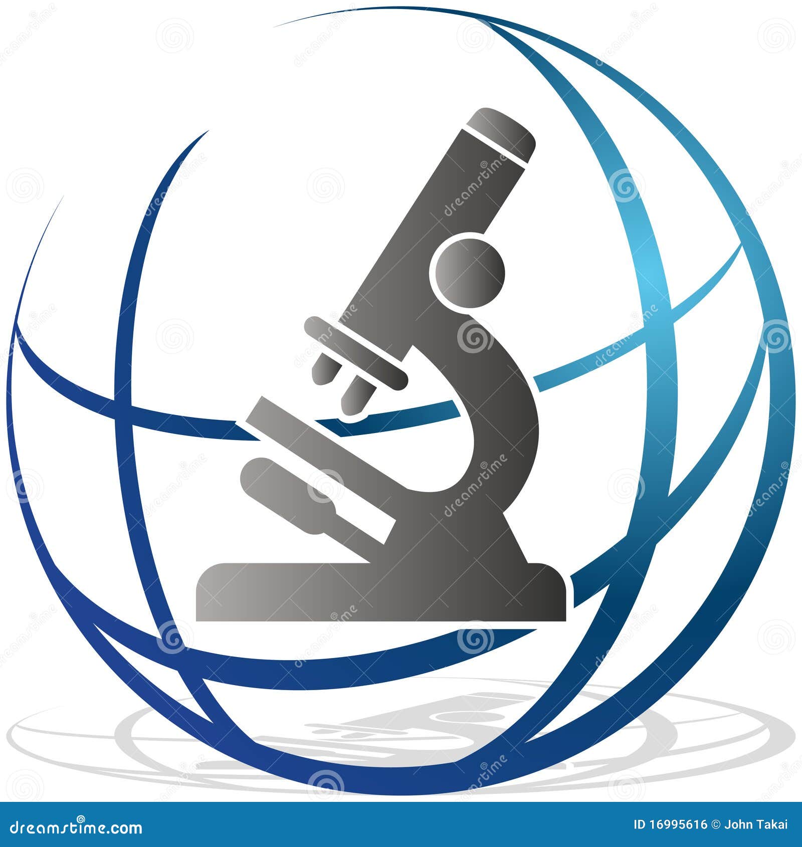 Global Science stock vector. Illustration of symbol, microscope - 16995616