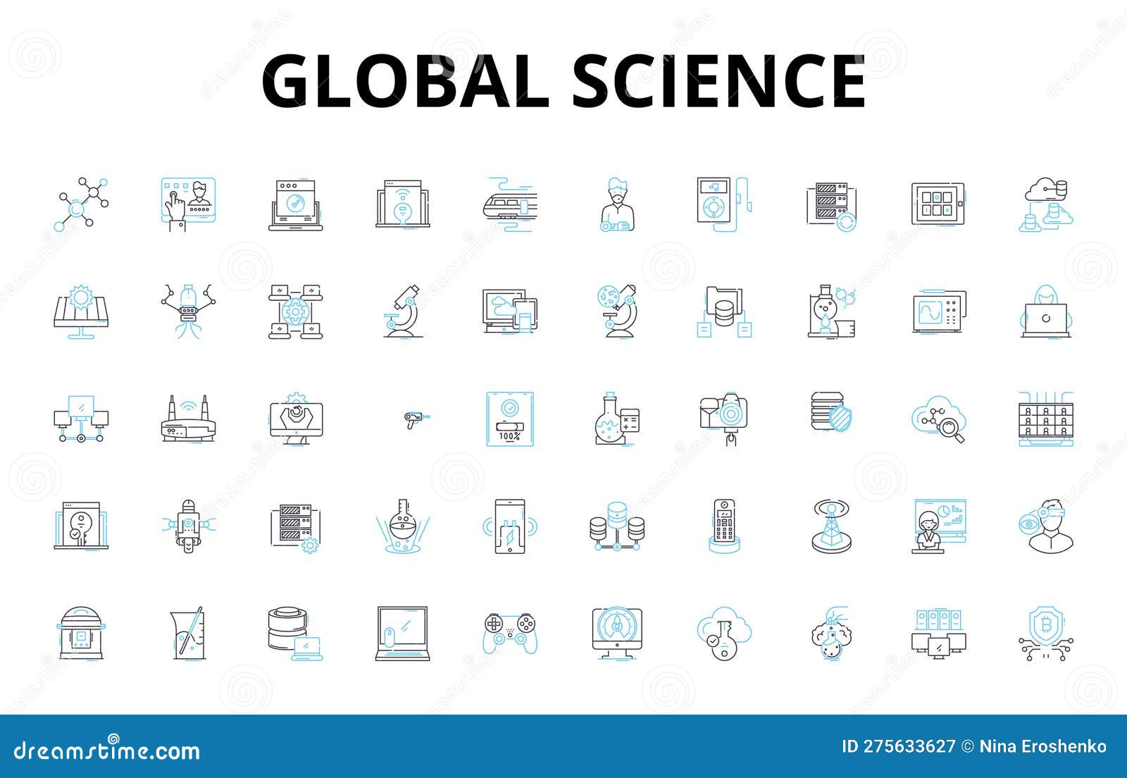 Breakthrough Line Icons Collection. Innovation, Discovery, Progress ...