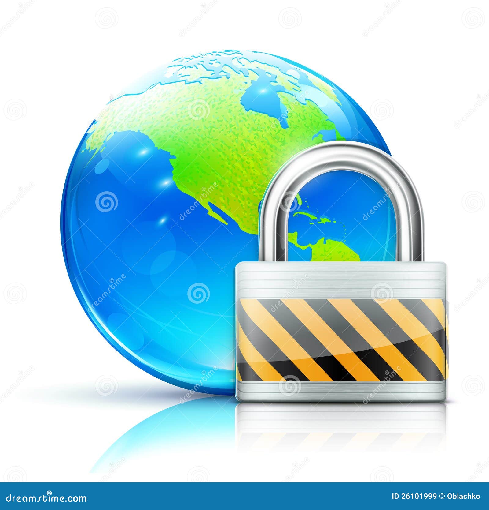 Global security concept stock vector. Illustration of design - 26101999